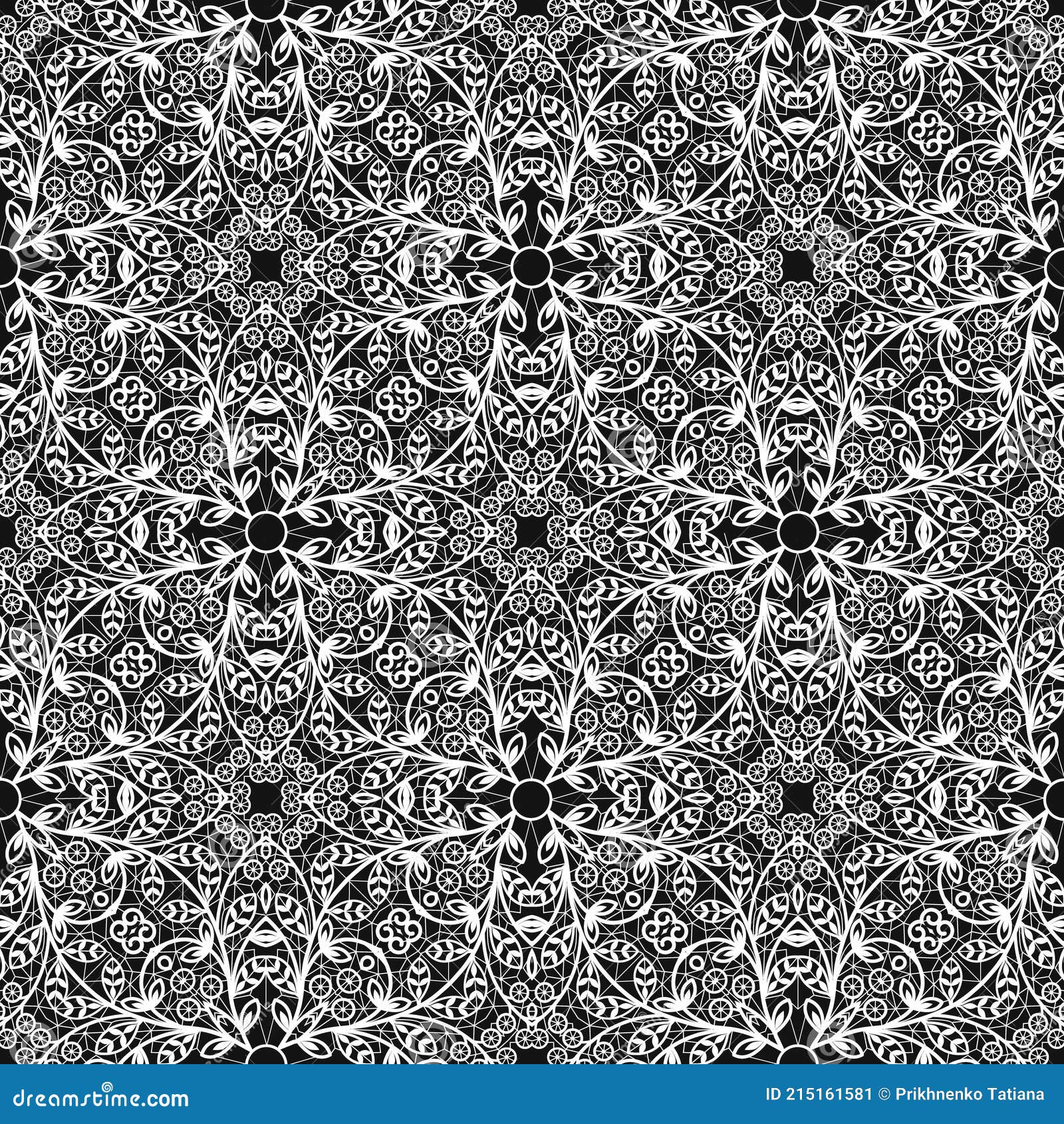 Floral ace pattern stock vector. Illustration of retro - 215161581