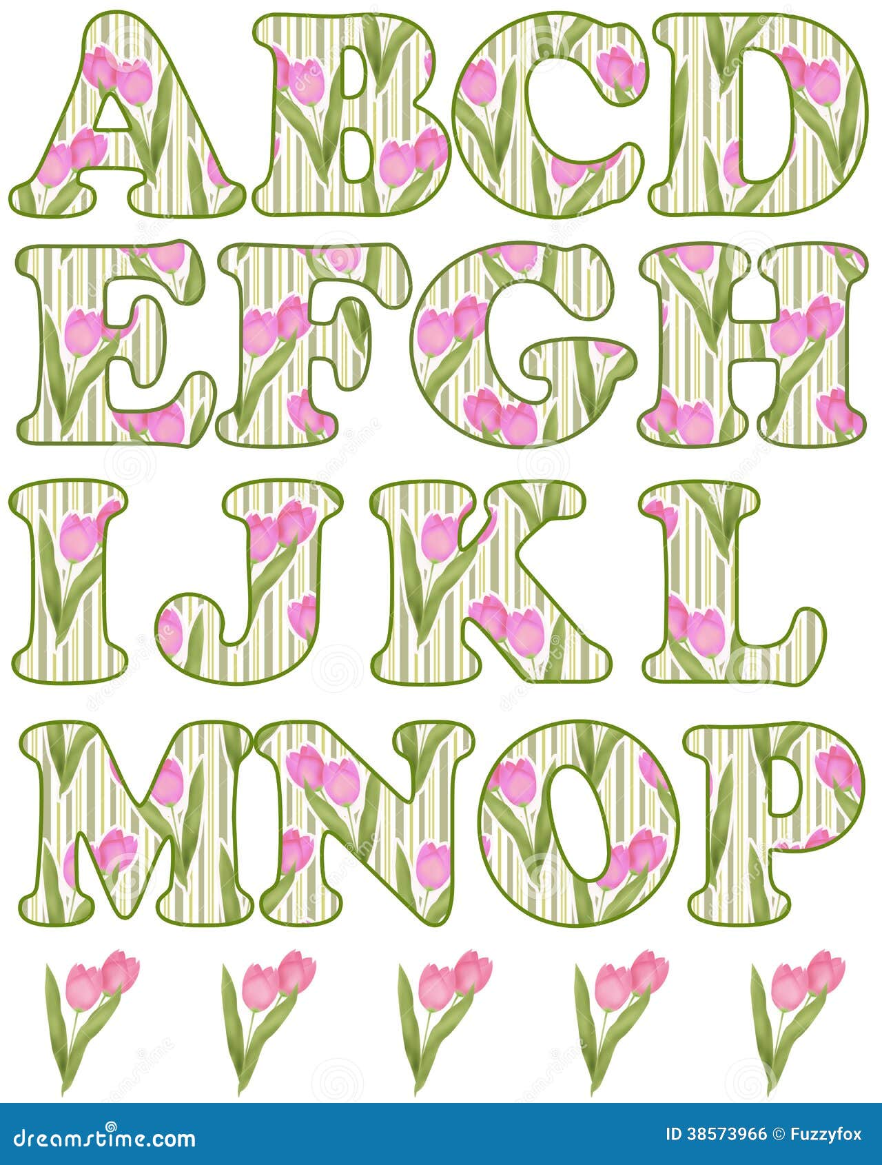 Tulipes Alphabet Stock Illustrations – 2 Tulipes Alphabet Stock ...