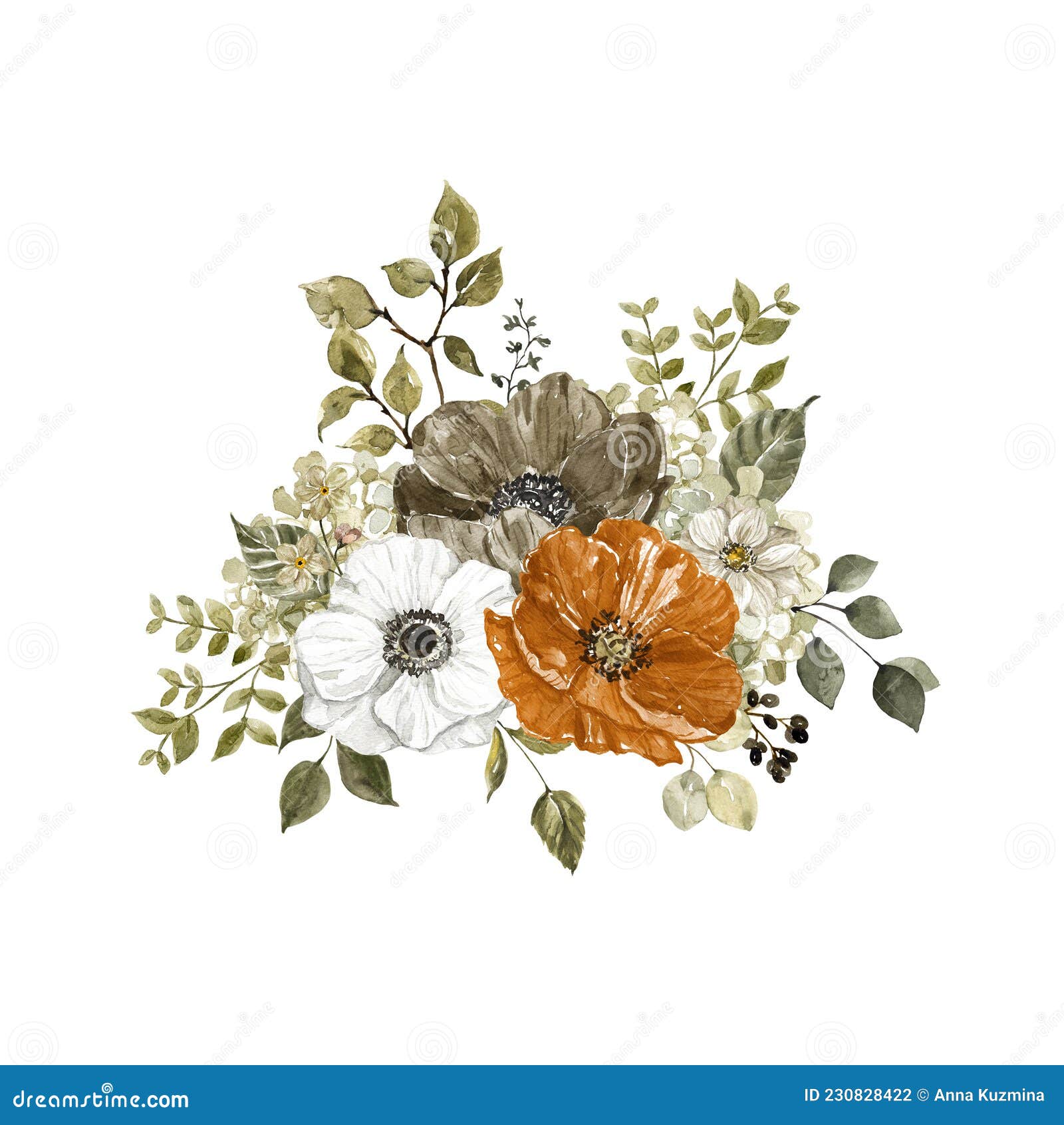 Floral Arrangement In Rustic Style Rust And Burnt Orange Flowers Fall