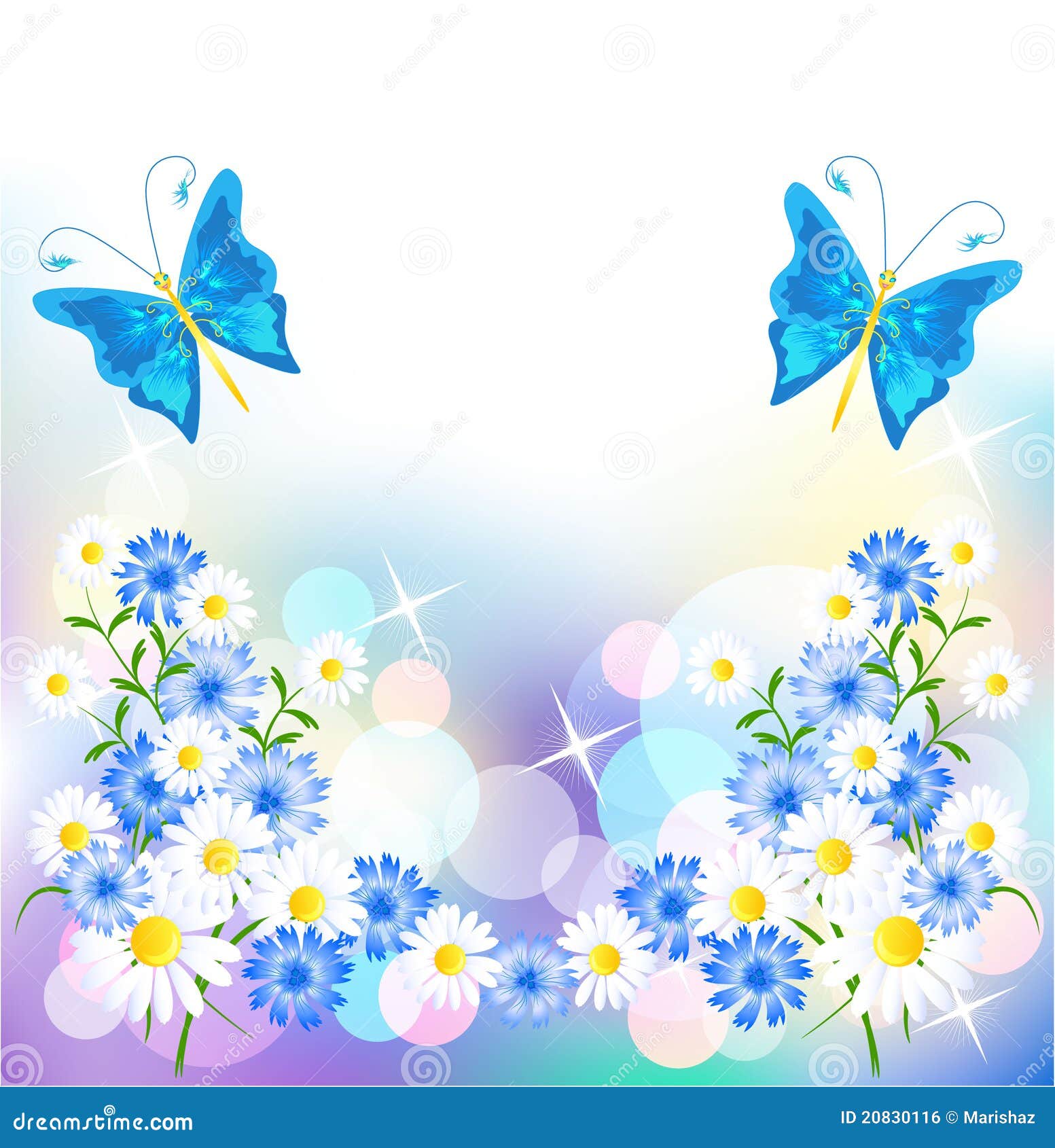 Floral background stock vector. Illustration of attach - 20830116