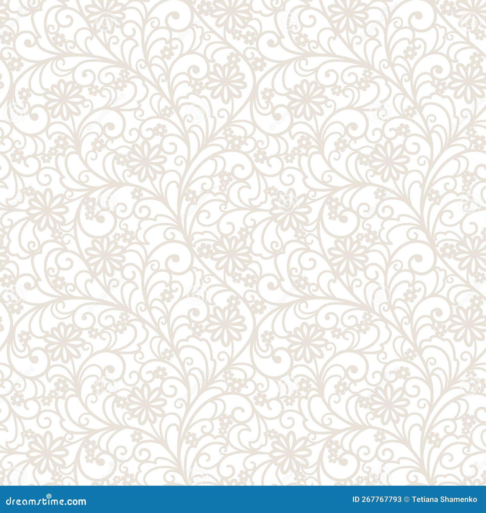 Seamless Abstract Floral Background Stock Vector - Illustration of love ...