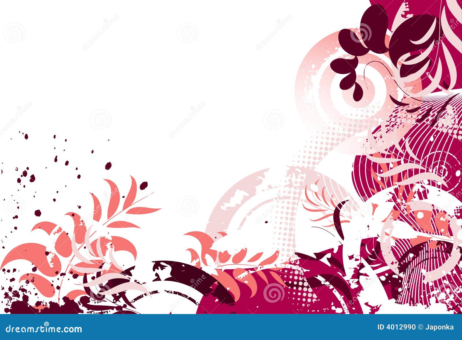 Floral background stock vector. Illustration of pattern - 4012990