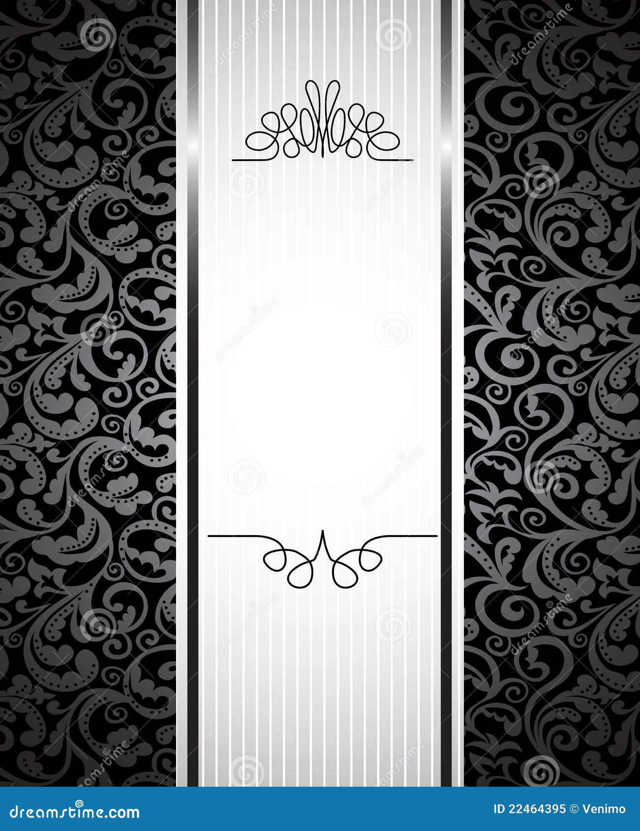 Floral Background with Copy Space for Text Stock Vector - Illustration ...