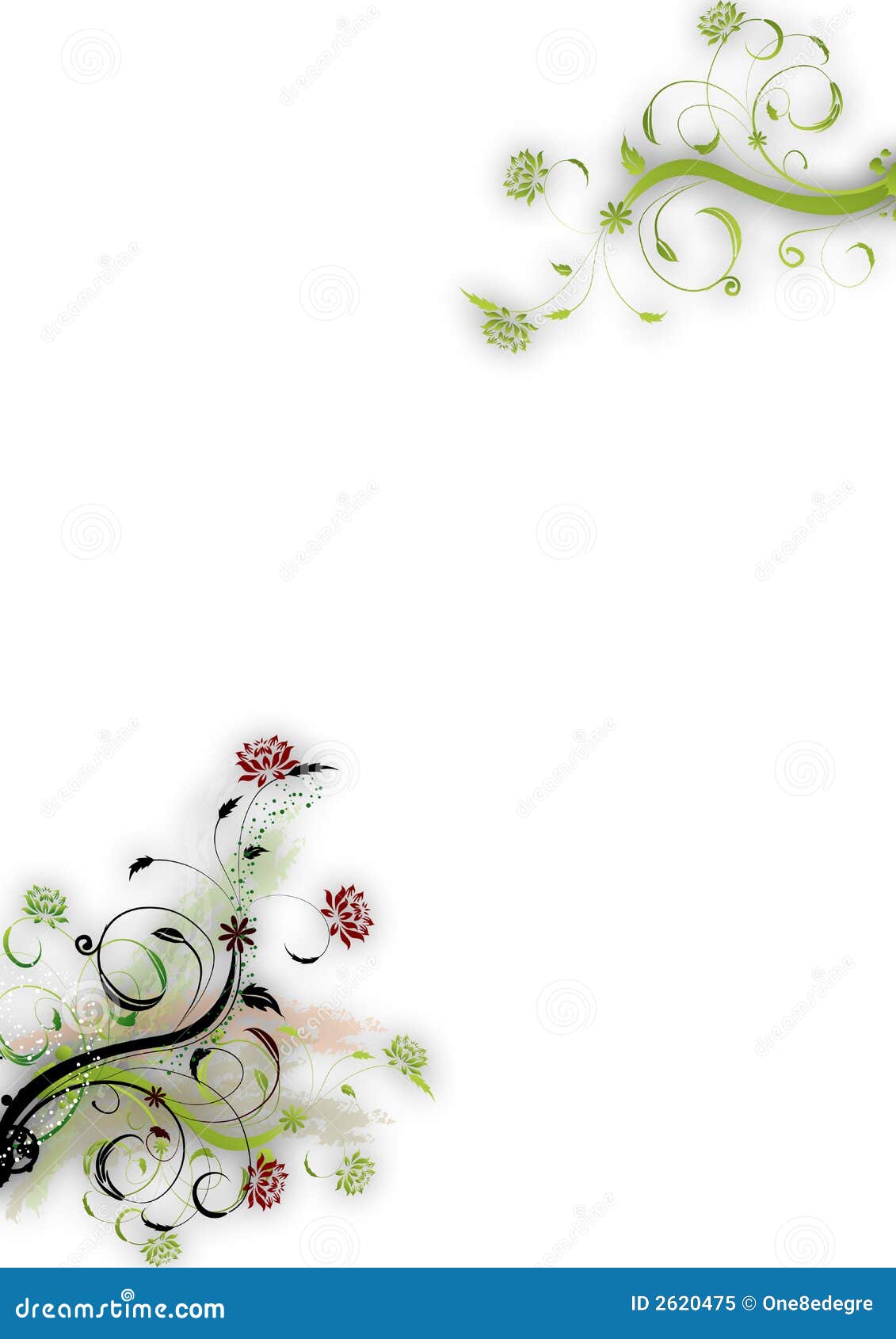 Floral background page stock illustration. Illustration of black - 2620475