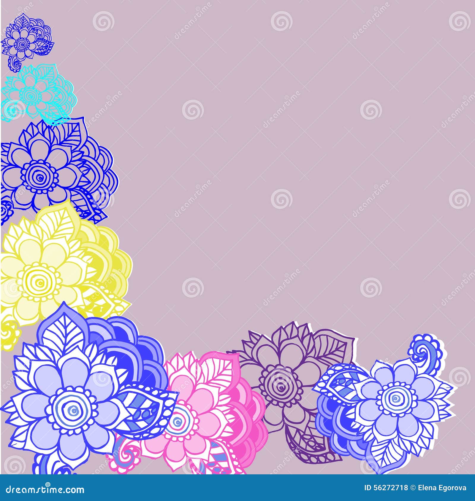 Floral background stock vector. Illustration of decorative - 56272718