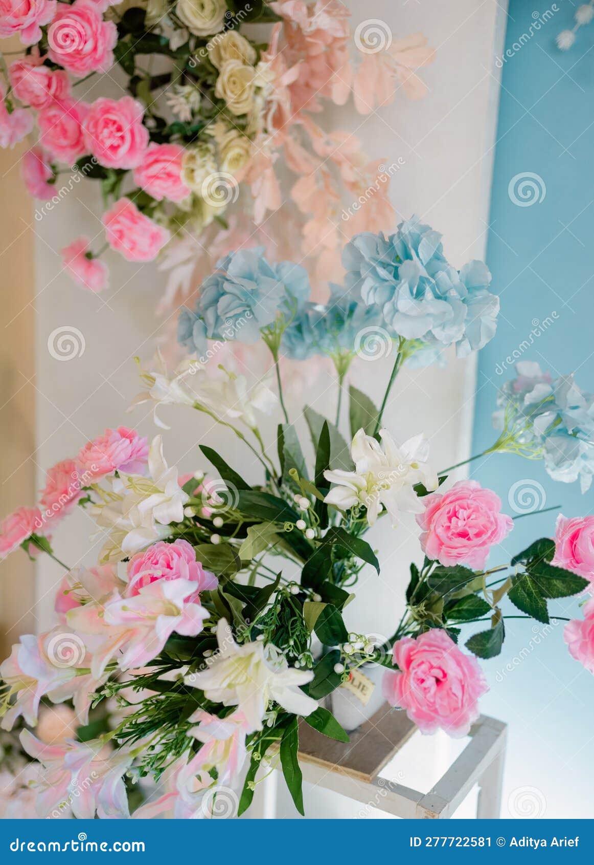 Floral Background for Proposal or Wedding Event Stock Image - Image of ...