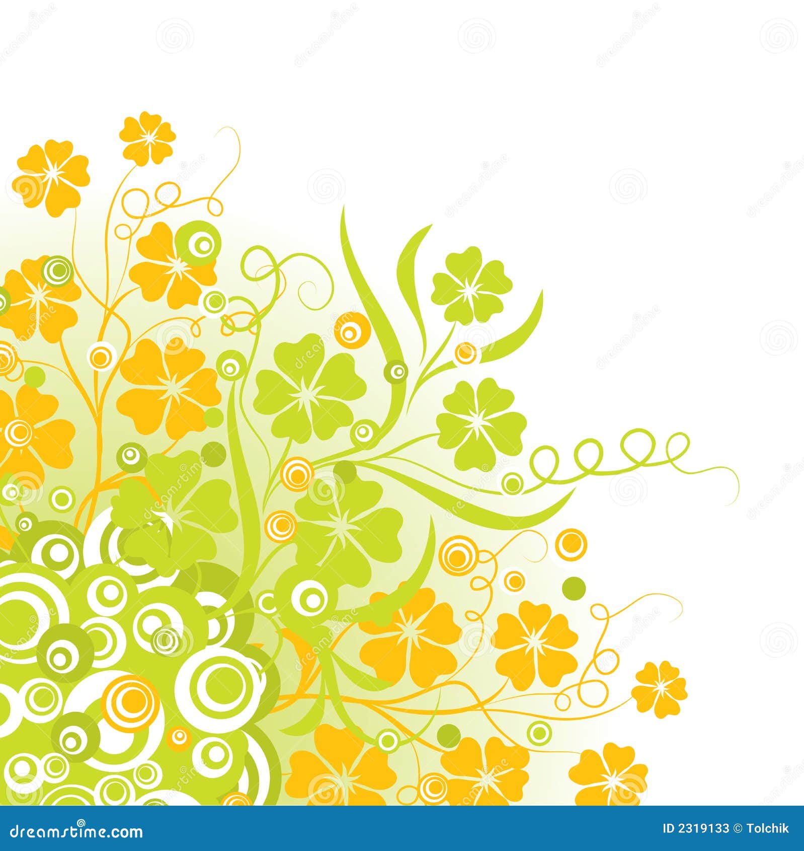 Floral background, vector stock vector. Illustration of creative - 2319133
