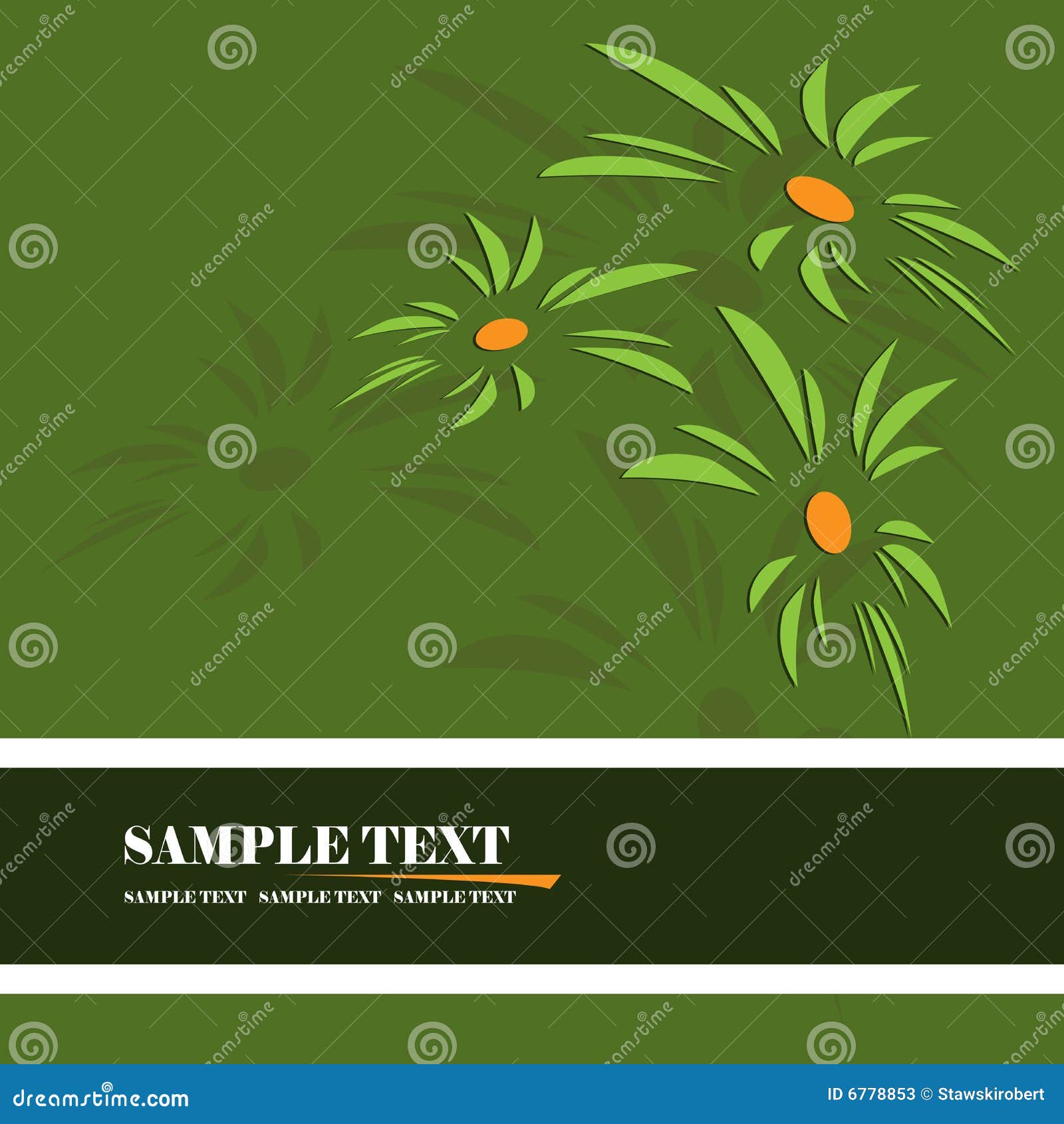 Floral banner vector stock vector. Illustration of design - 6778853