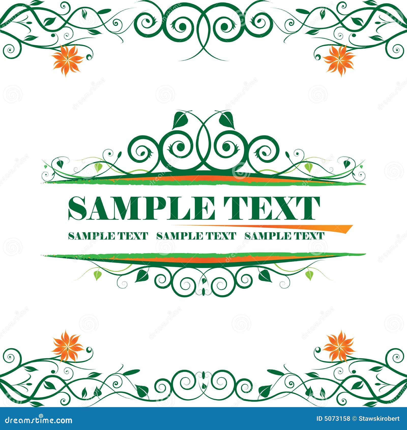 Floral banners stock vector. Illustration of background - 5073158