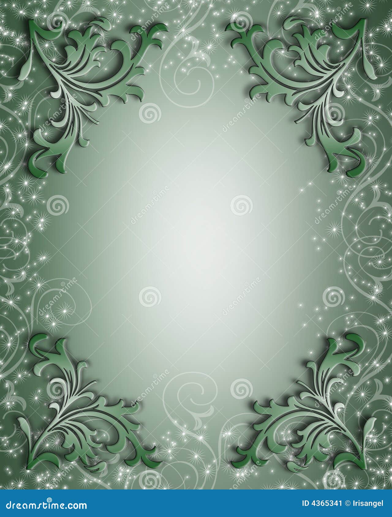 Emerald Holiday Borders