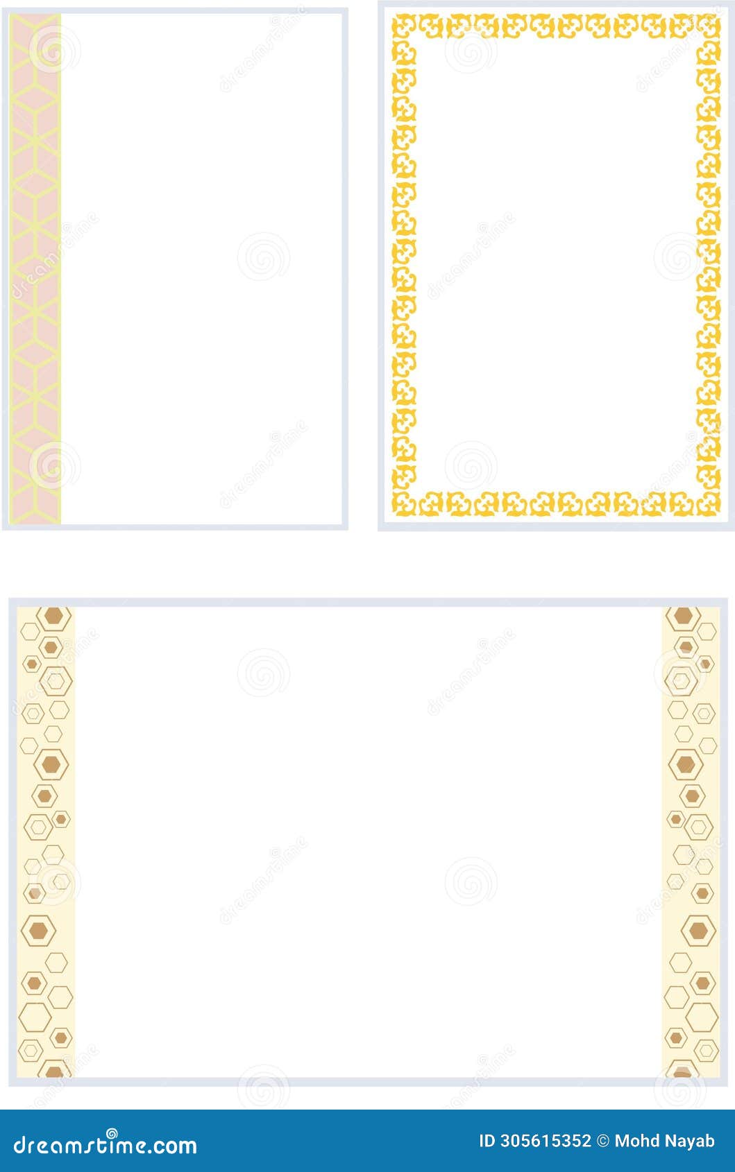 Floral Border Pattern Frame, Design Vector Illustration Stock ...