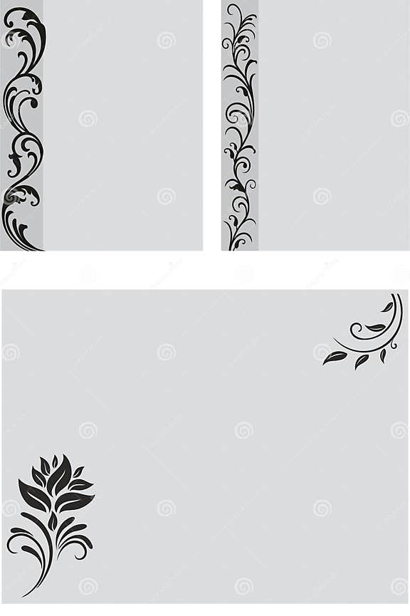 Floral Border Pattern Frame, Design Vector Illustration Stock Vector ...