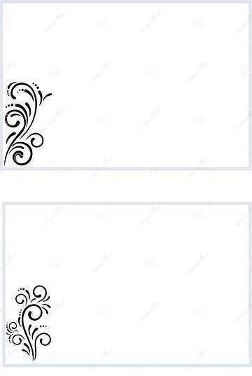 Floral Border Pattern Frame, Design Vector Illustration Stock ...