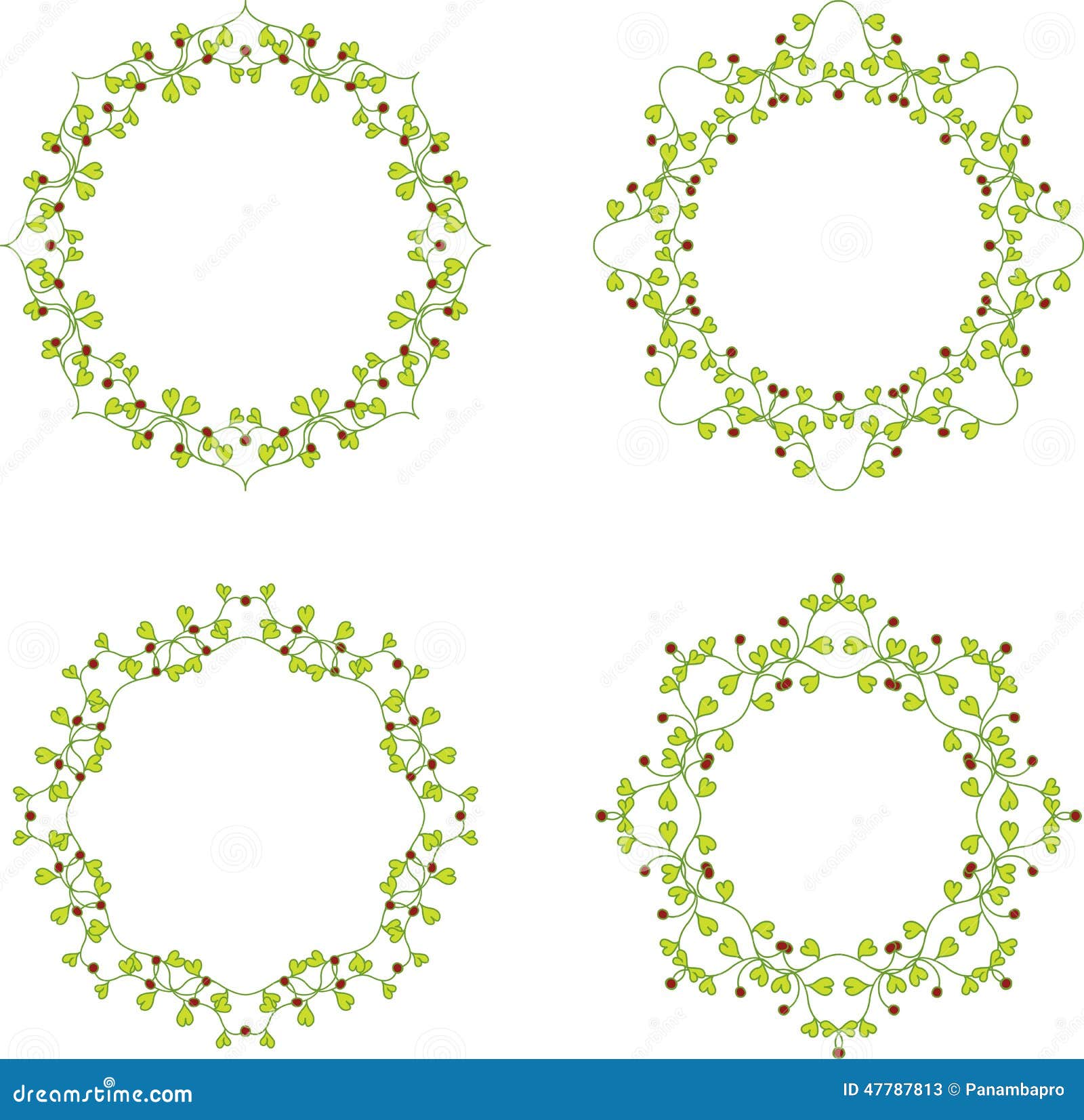 Floral branch frames stock vector. Illustration of label - 47787813