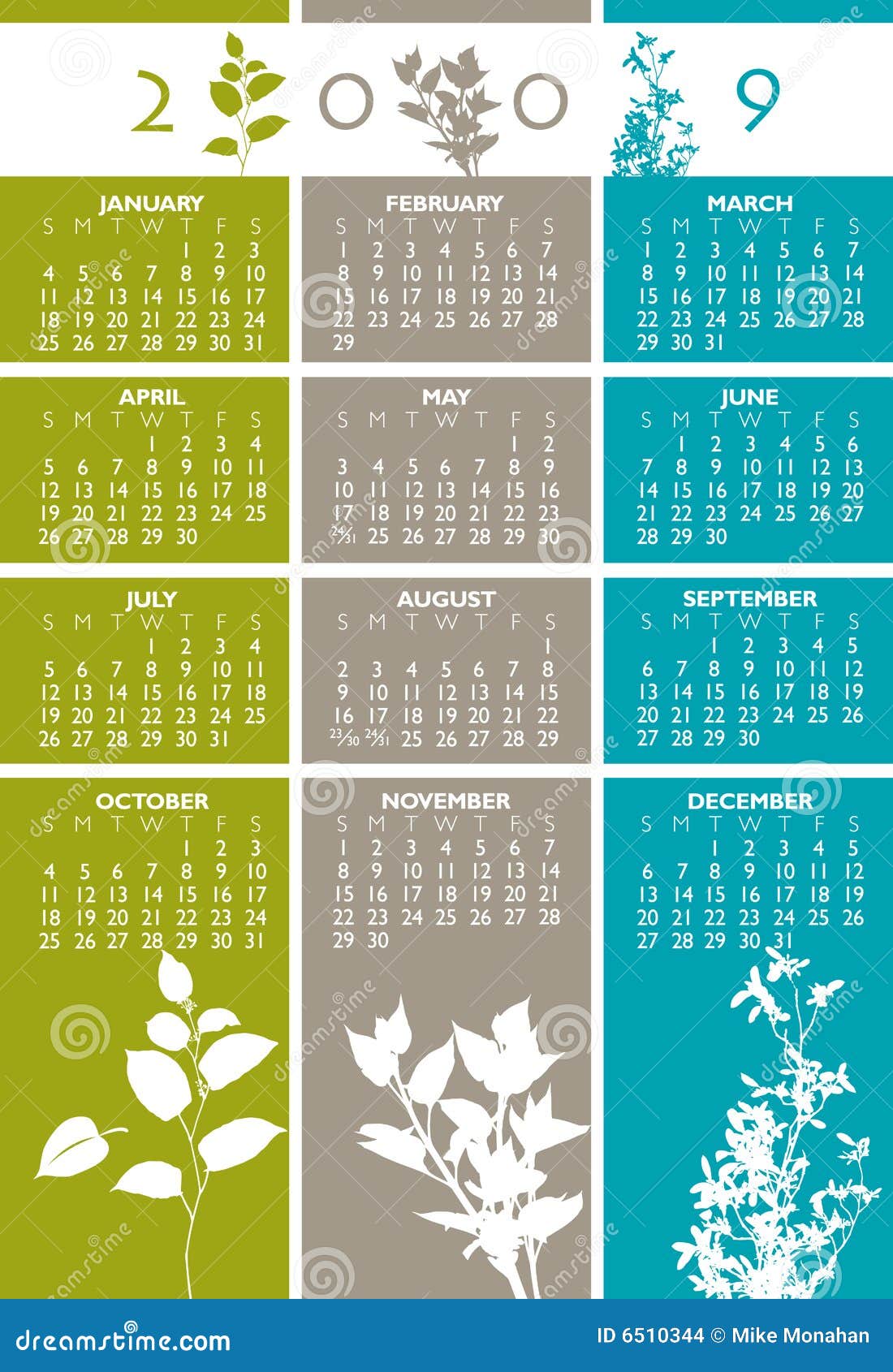 Vector Three Months Calender Stock Illustrations – 38 Vector Three ...