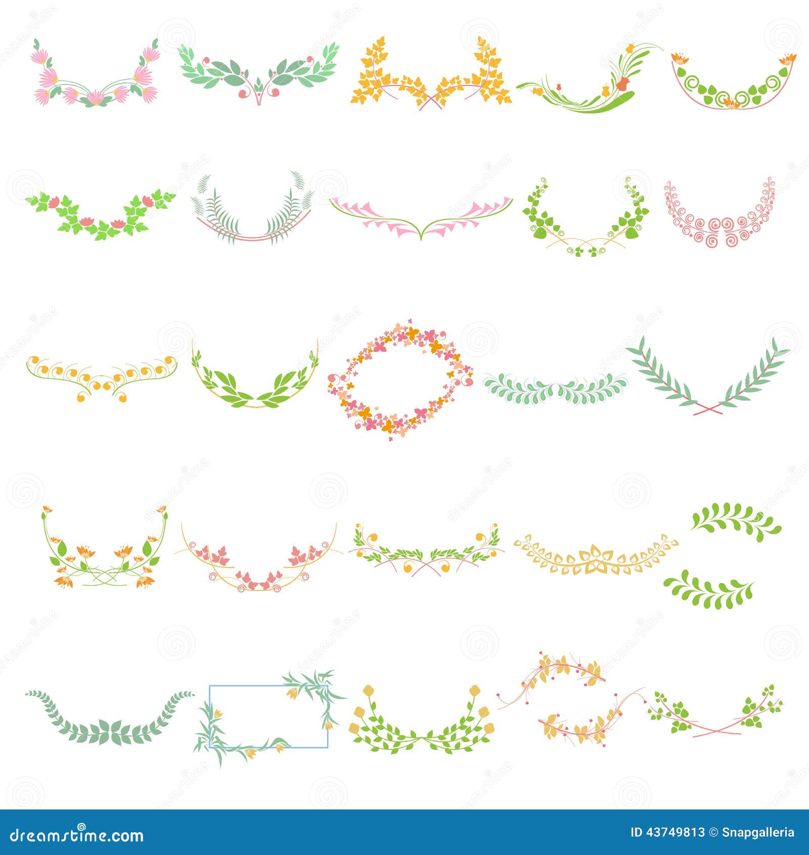 Floral calligraphic design stock vector. Illustration of decoration ...
