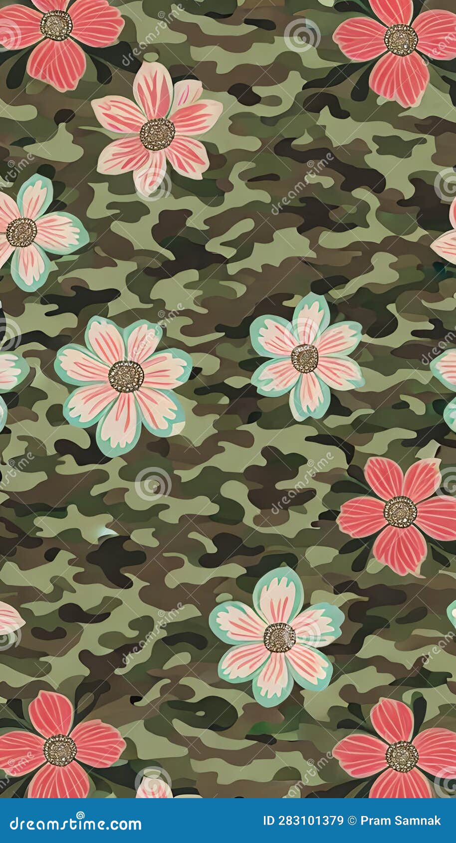 Floral Camouflage Pattern, a Pattern that is Both Beautiful and ...