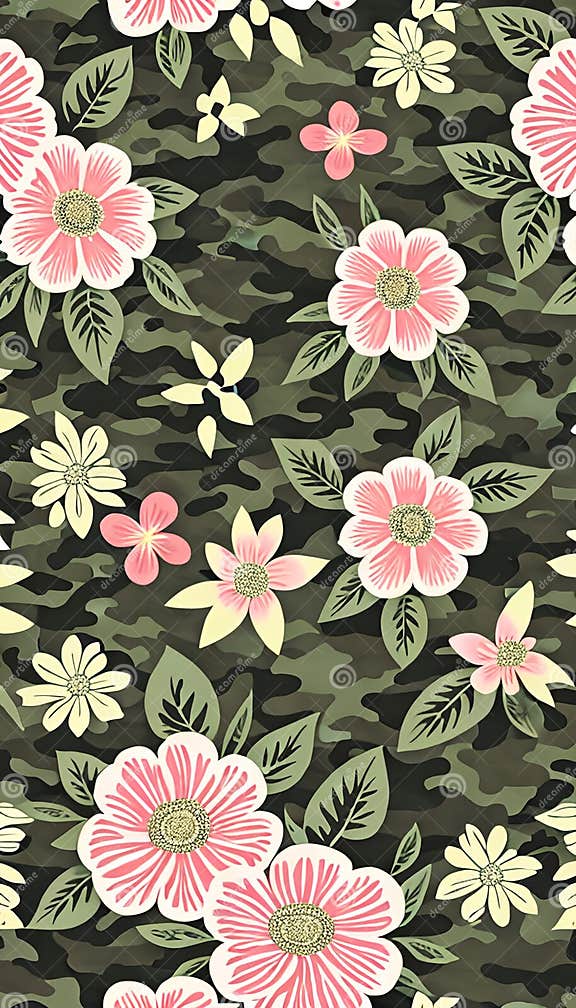Floral Camouflage Pattern, a Pattern that is Both Beautiful and ...