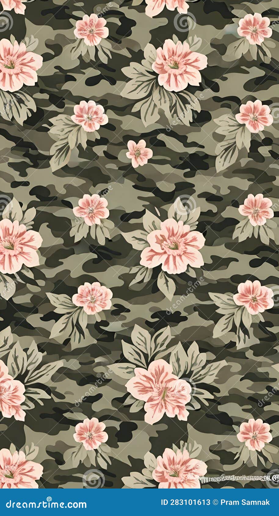 Floral Camouflage Pattern, a Pattern that is Both Beautiful and ...