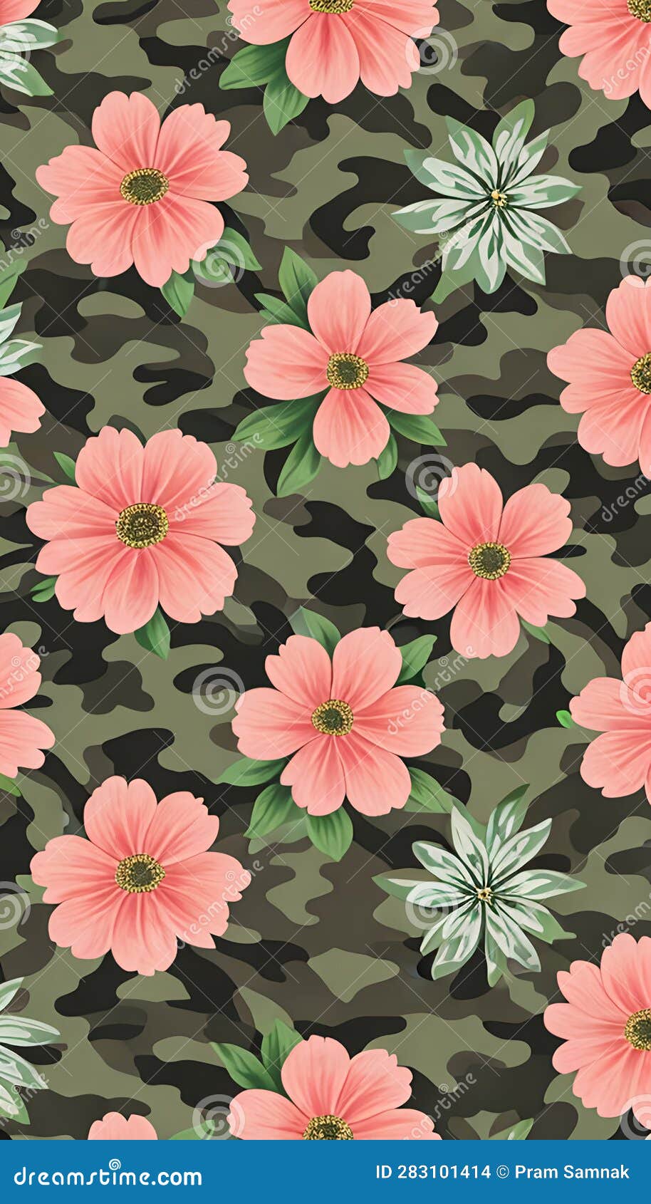 Floral Camouflage Pattern, a Pattern that is Both Beautiful and ...