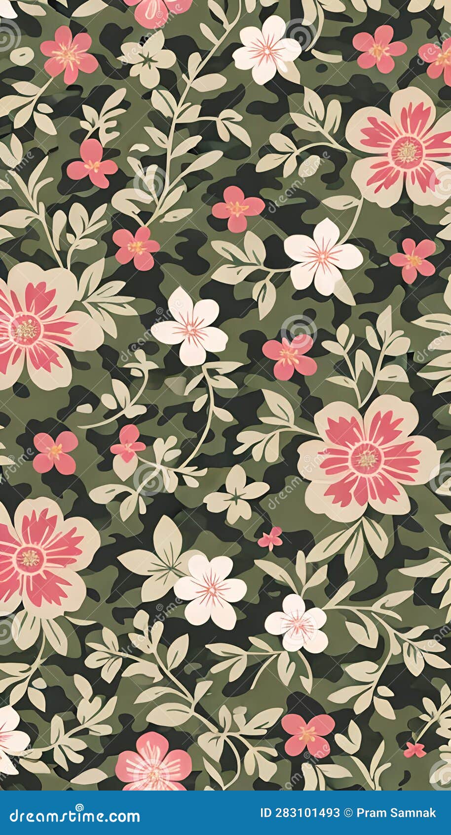 Floral Camouflage Pattern, a Pattern that is Both Beautiful and ...