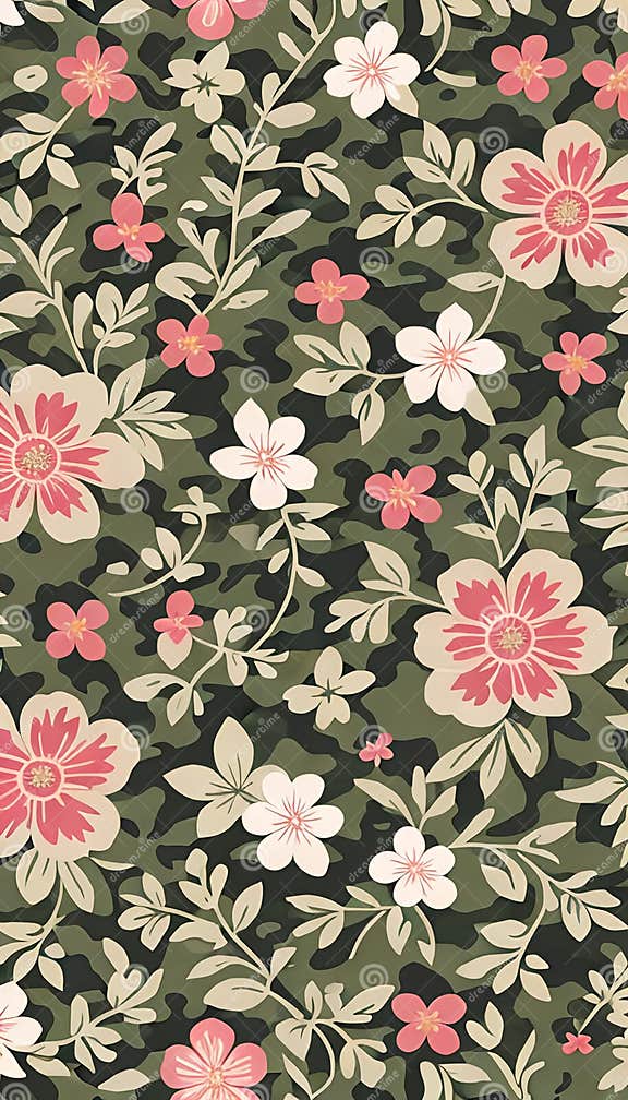 Floral Camouflage Pattern, a Pattern that is Both Beautiful and ...