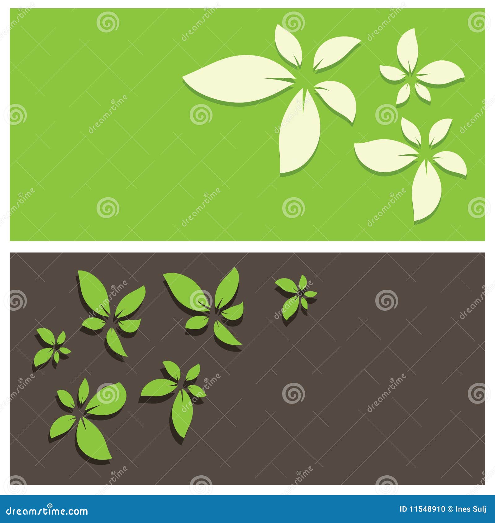 Floral card background stock vector. Illustration of simple - 11548910