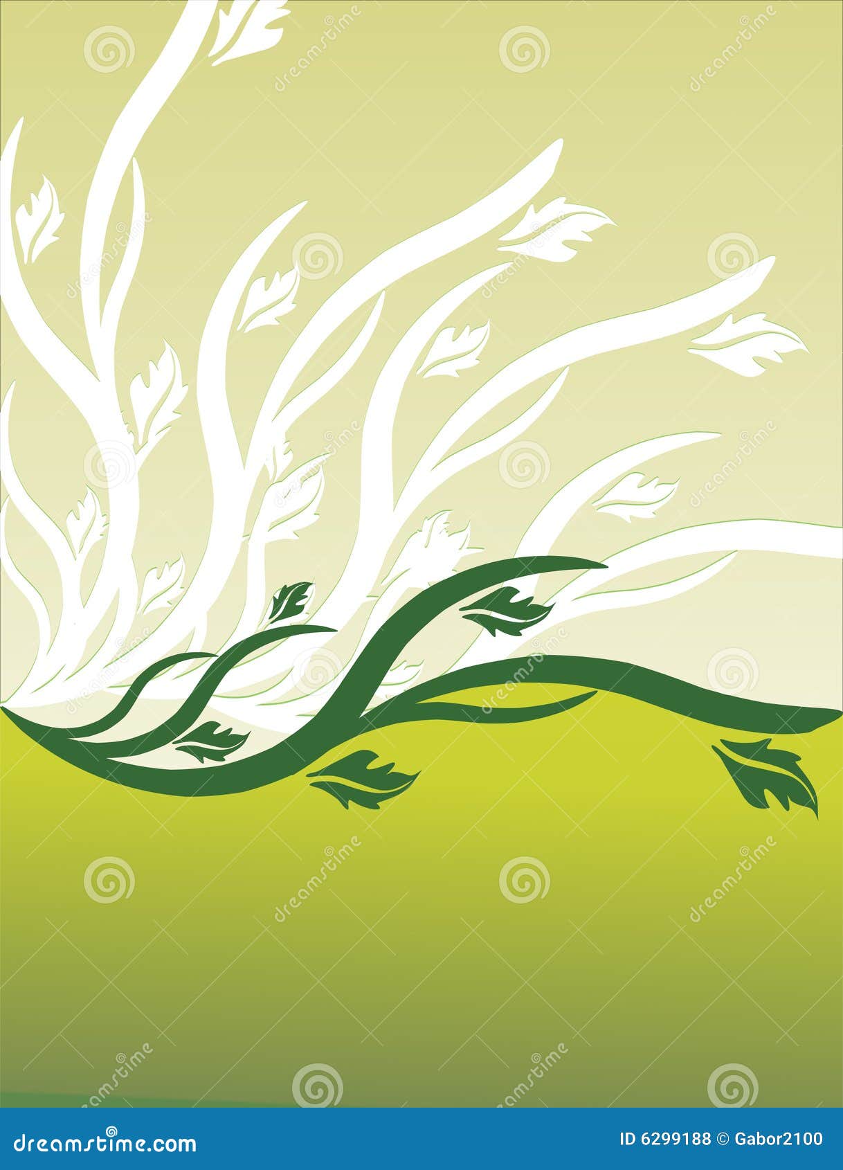 Floral x.cdr stock vector. Illustration of plant, wallpaper - 6299188