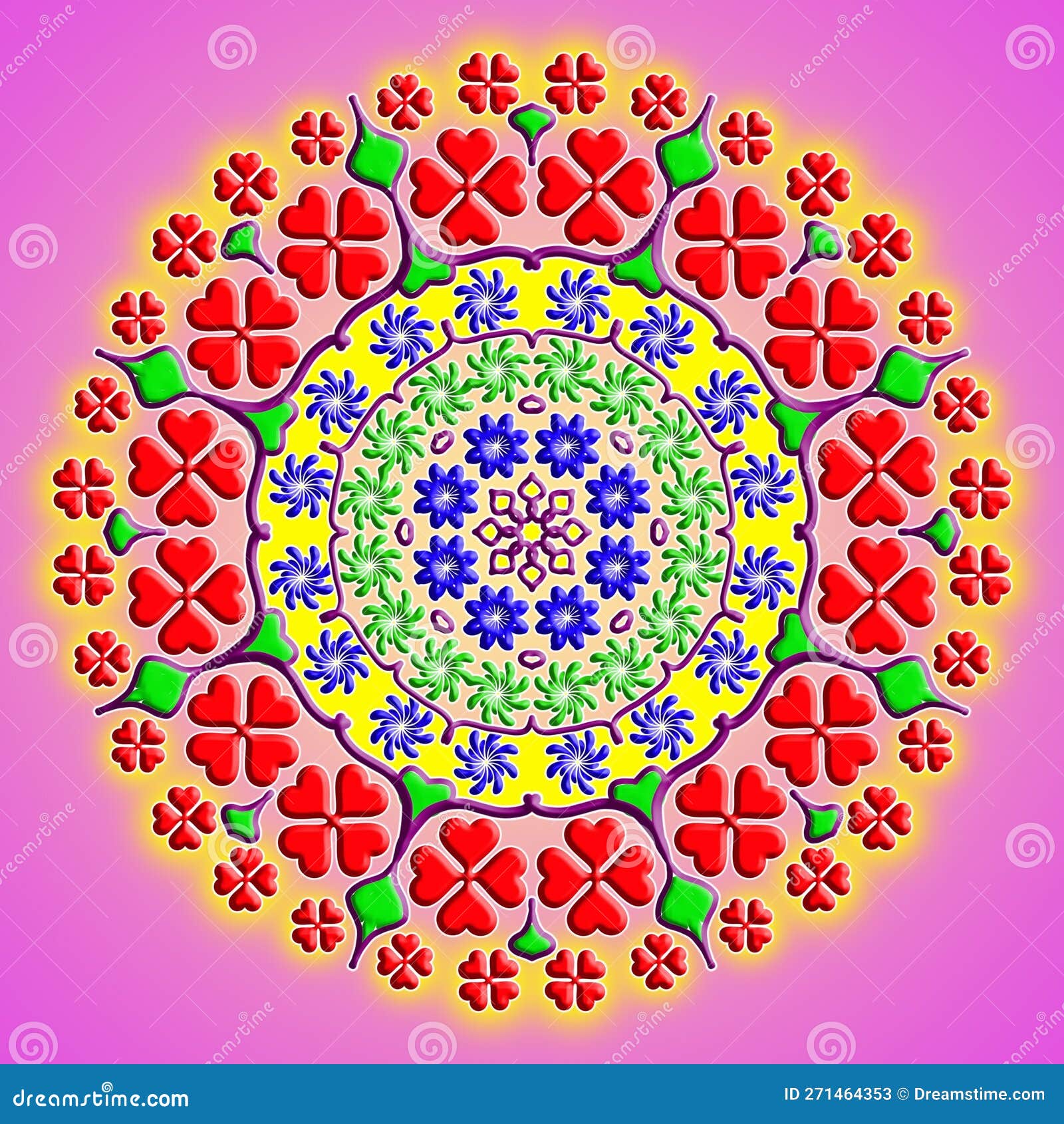 Symmetrical Design Of Historic Educational Classroom For Children Stock ...