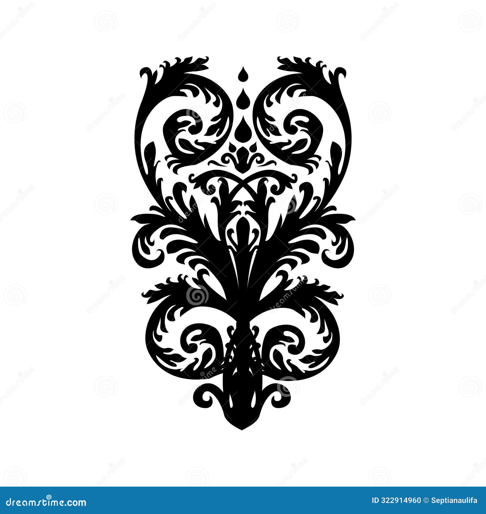 Floral Classic Pattern Vector Illustration Art Stock Vector ...