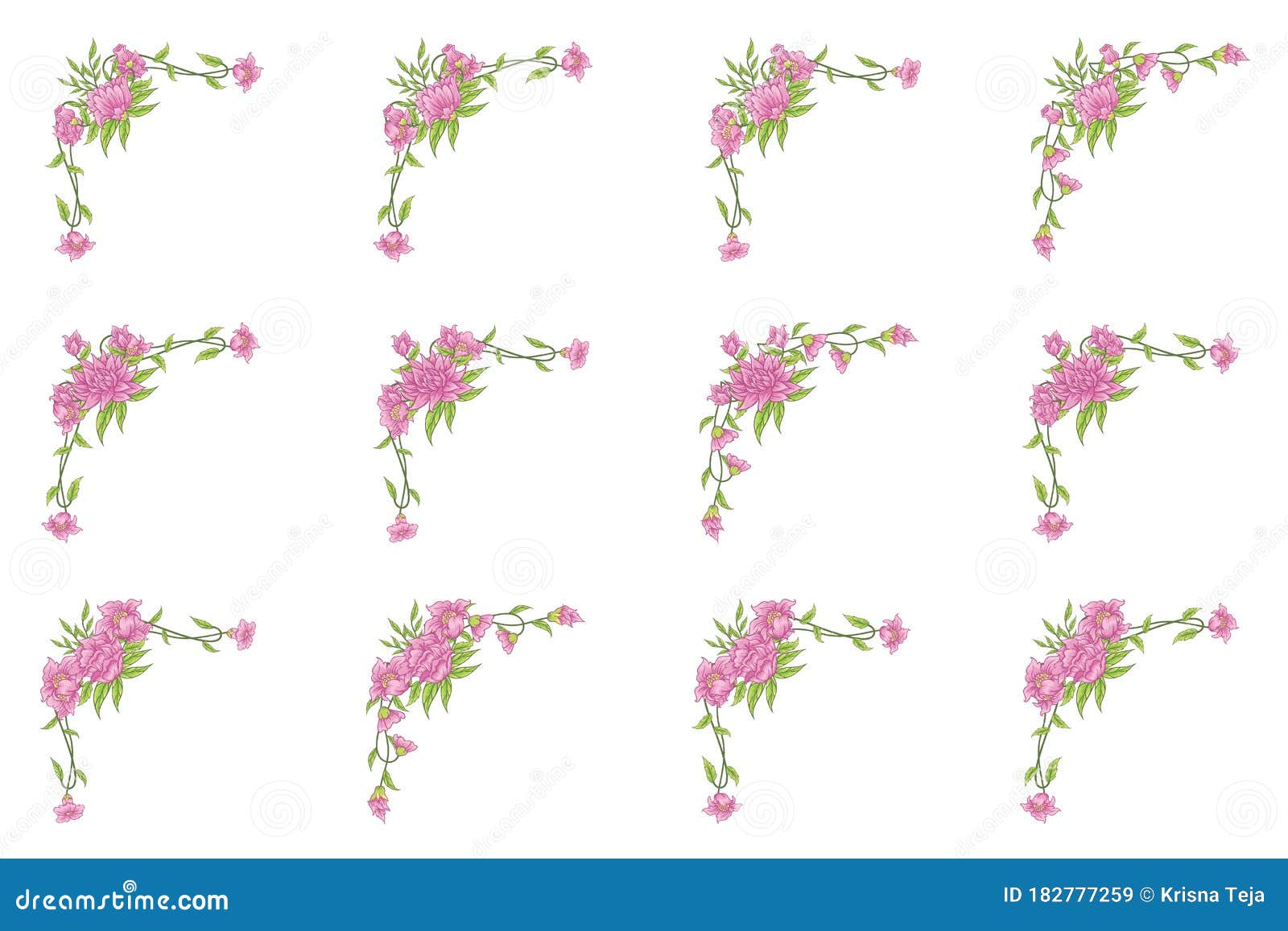 Ornaments Frames Separator Elements for Classic Vintage Wedding ...