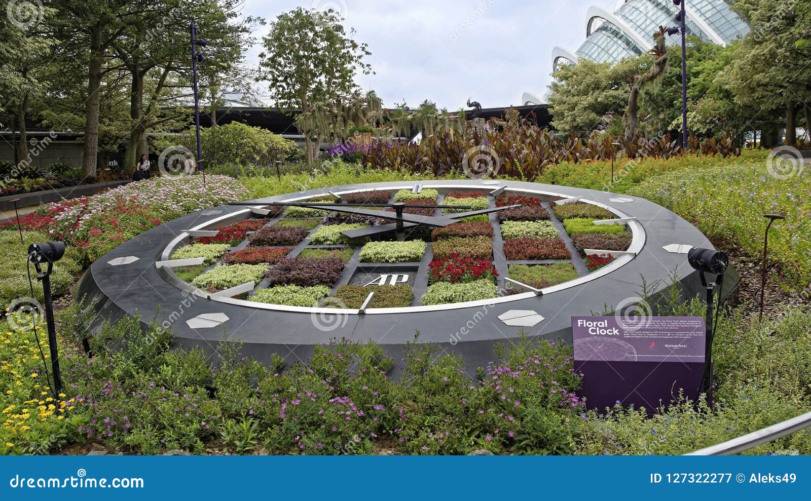 Floral Clock in Gardens by the Bay Editorial Photography - Image of ...
