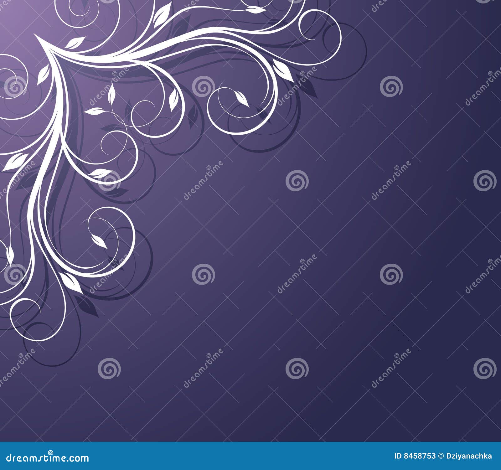 Floral corner stock vector. Illustration of beauty, backdrop - 8458753