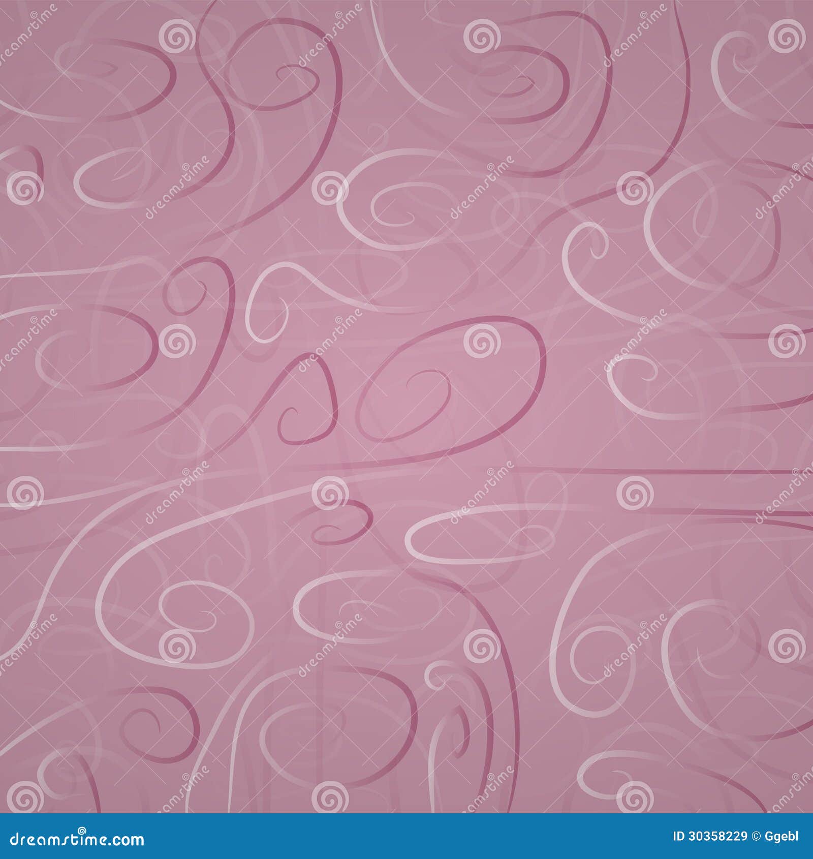 Floral curly background stock vector. Illustration of wallpaper - 30358229