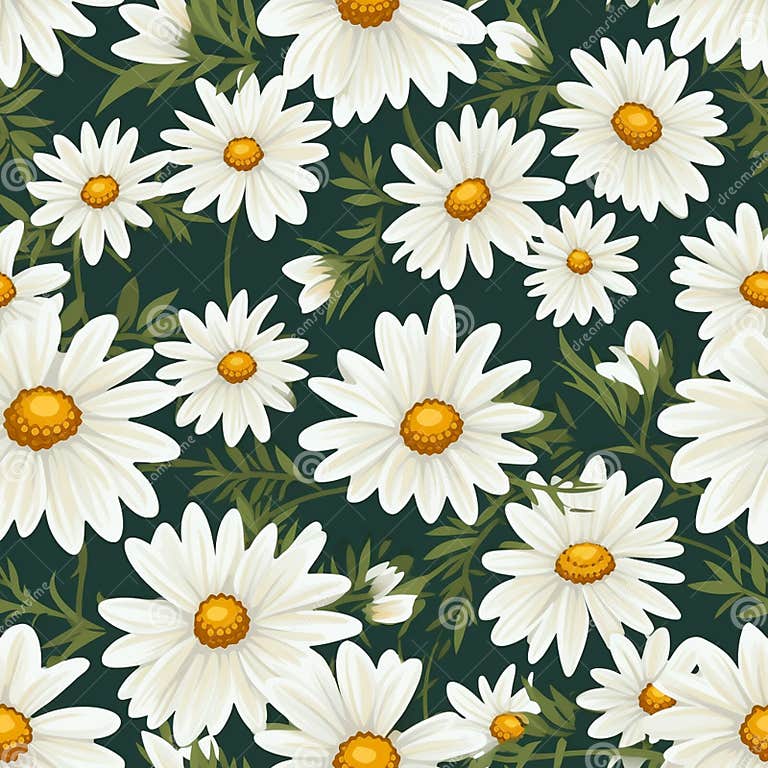 Floral Daisy Flyer for Flyer Design Stock Illustration - Illustration ...