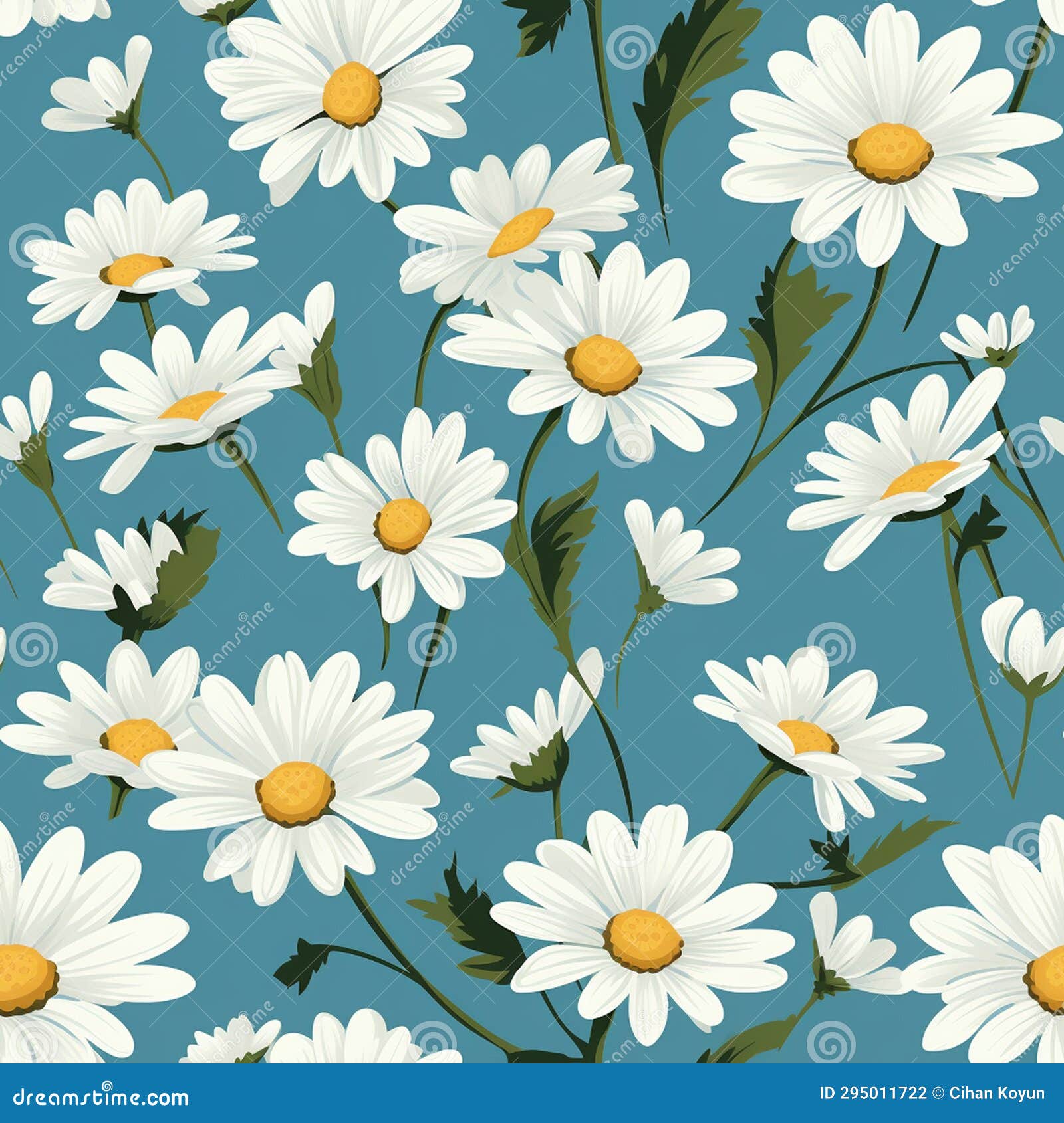 Floral Daisy Logo Design for Creative Business Stock Illustration ...