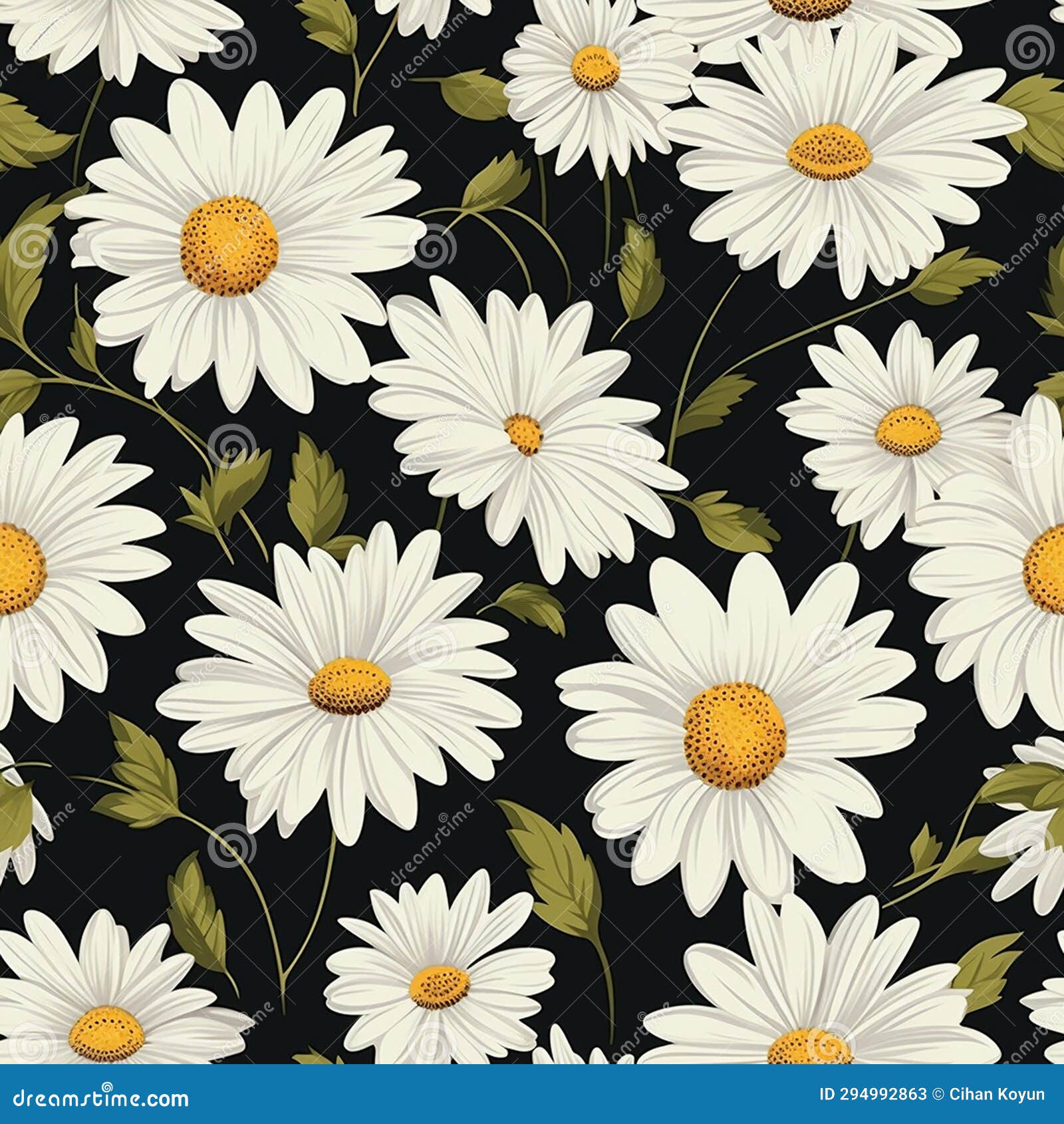 Floral Daisy Logo for Logo Design Stock Illustration - Illustration of ...