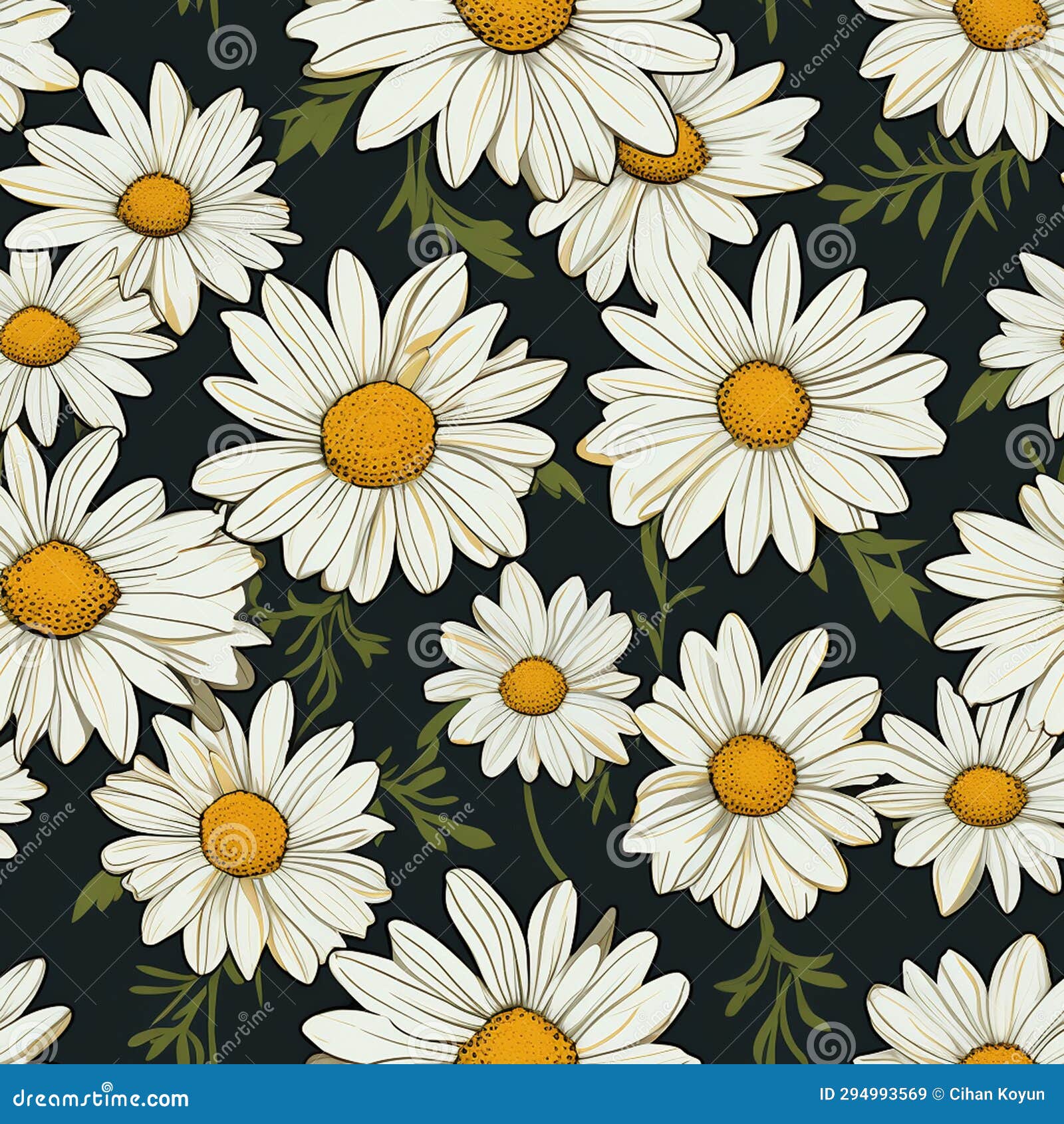 Floral Daisy Logo for Logo Design Stock Illustration - Illustration of ...