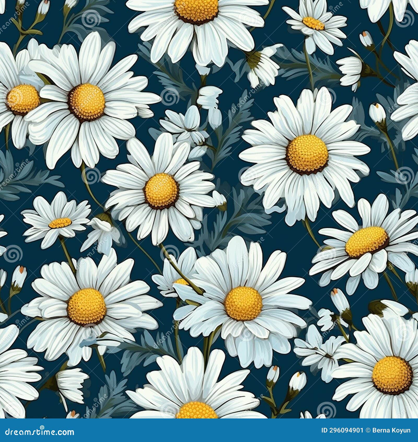 Floral Daisy Logo for Logo Design Stock Illustration - Illustration of ...