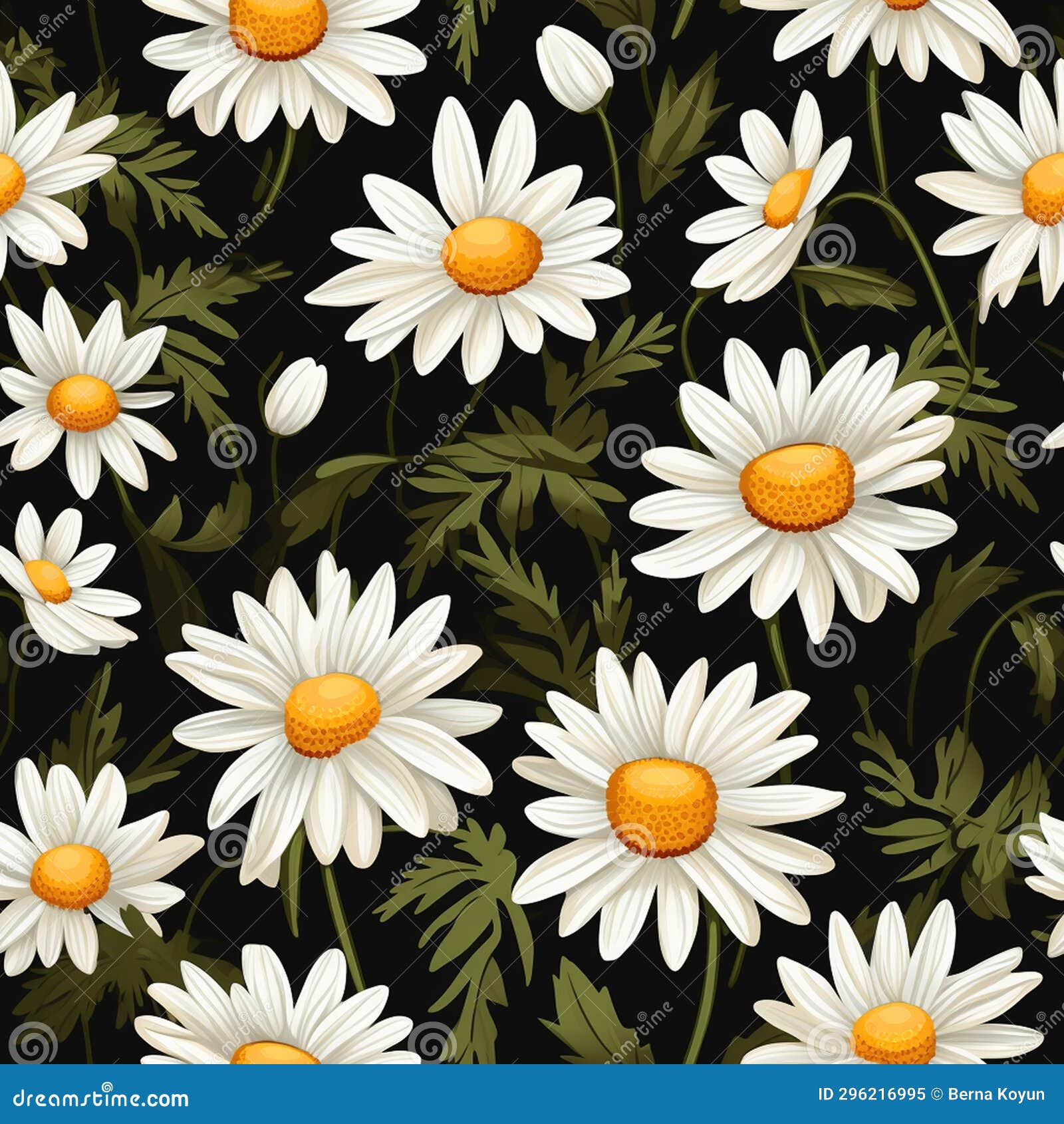 Floral Daisy Logo for Logo Design Stock Illustration - Illustration of ...