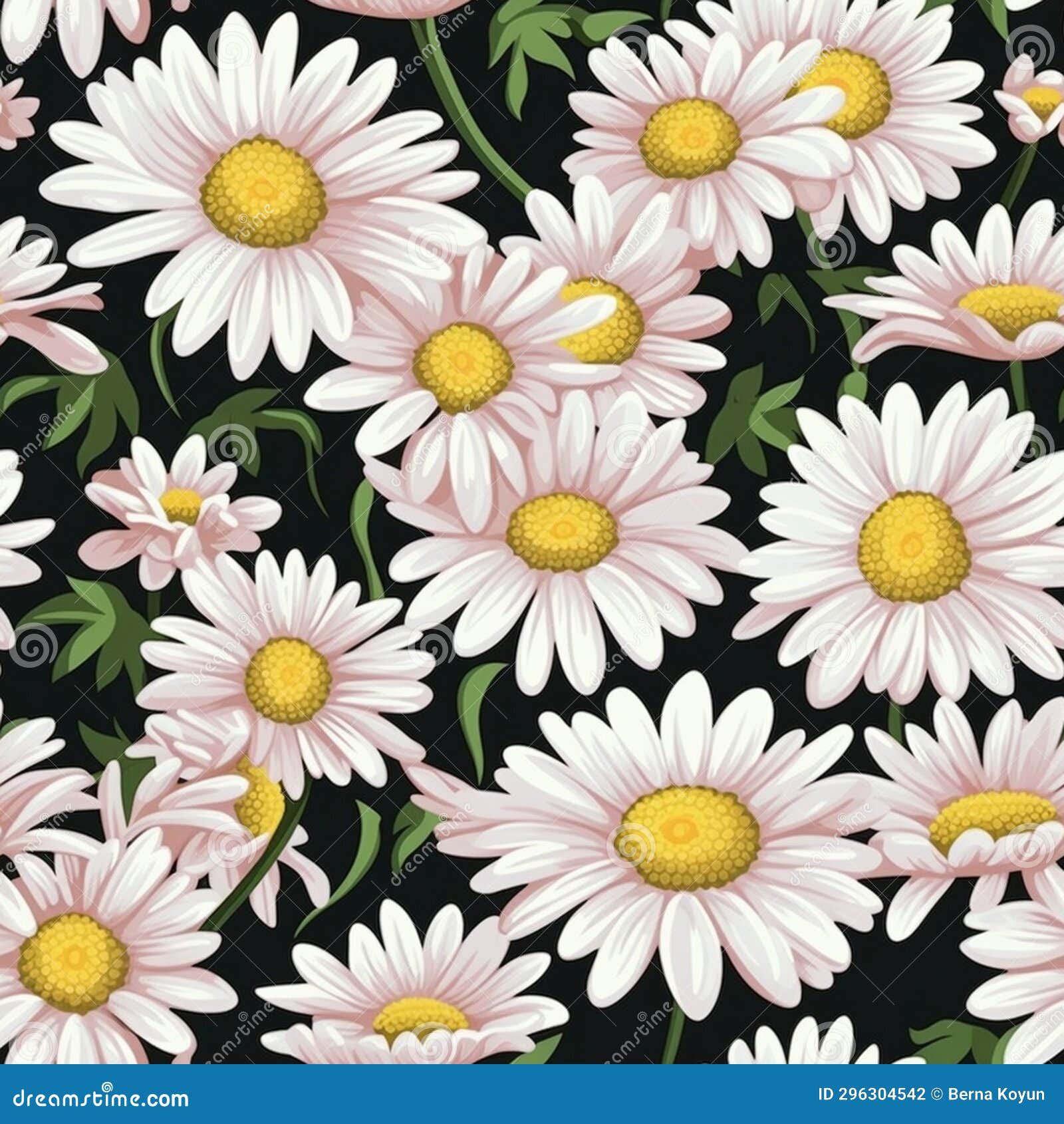 Floral Daisy Logo for Logo Design Stock Illustration - Illustration of ...