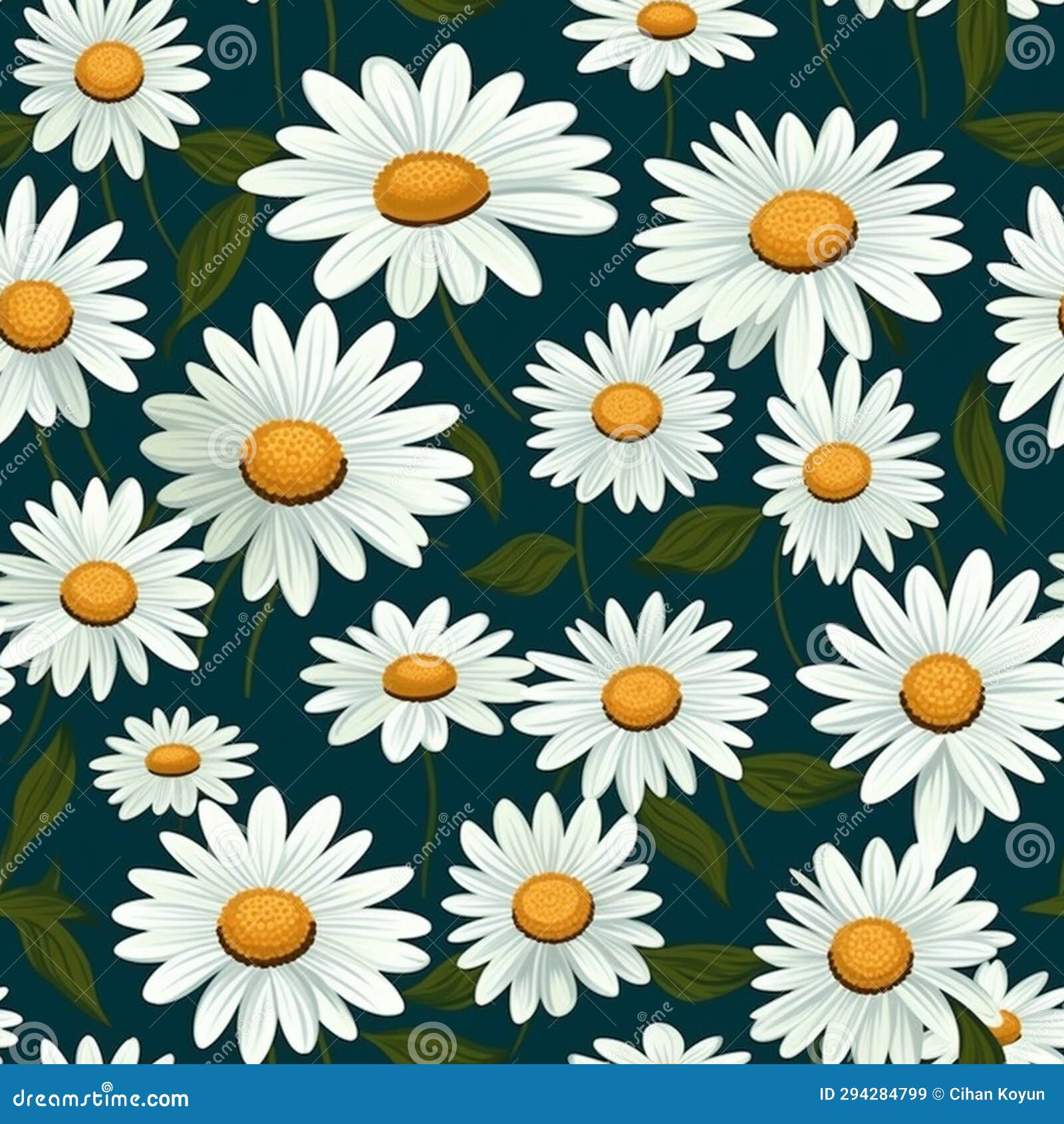 Floral Daisy Logo Design for Unique Style Stock Illustration ...