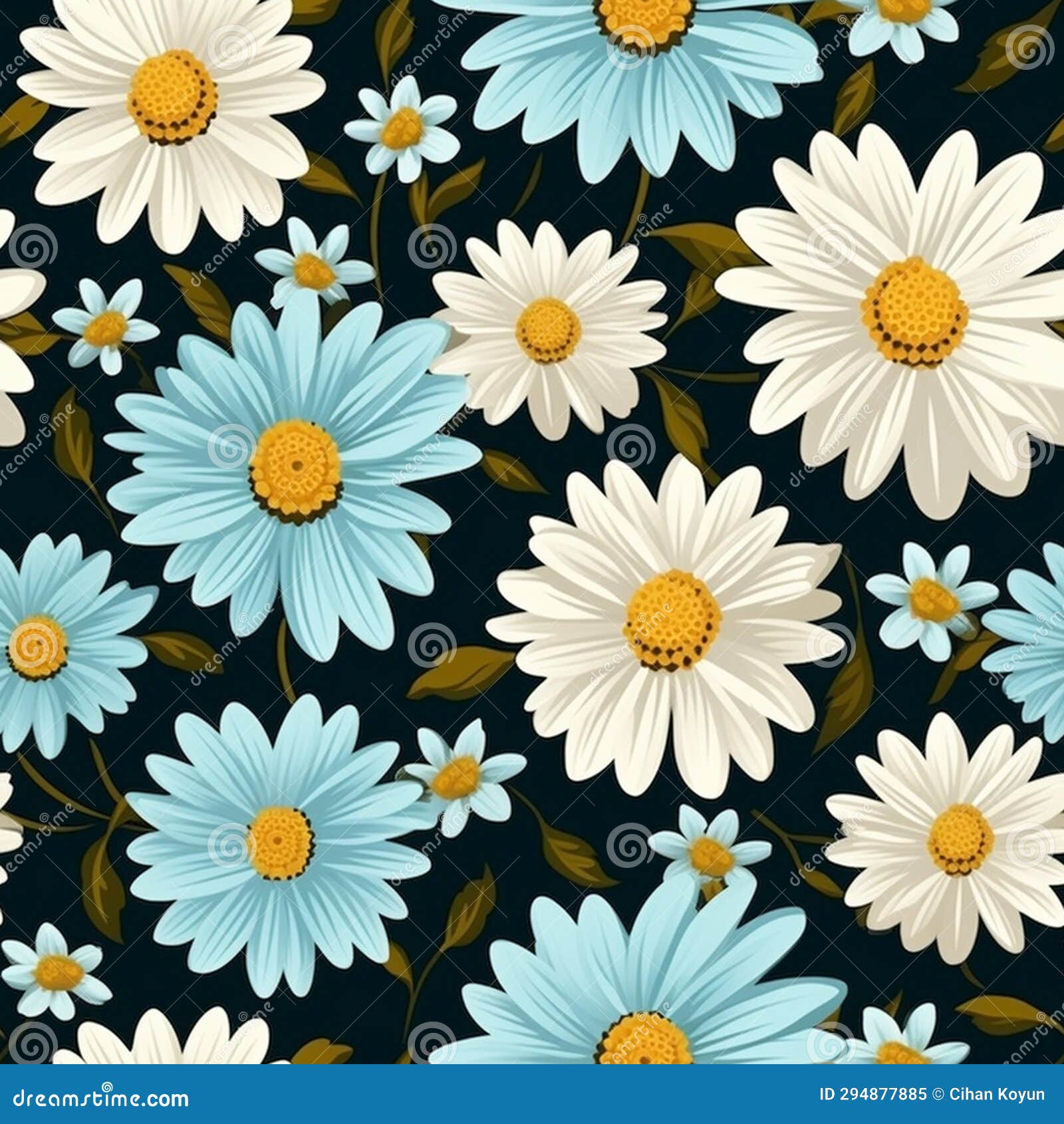 Floral Daisy Logo Design for Unique Style Stock Illustration ...