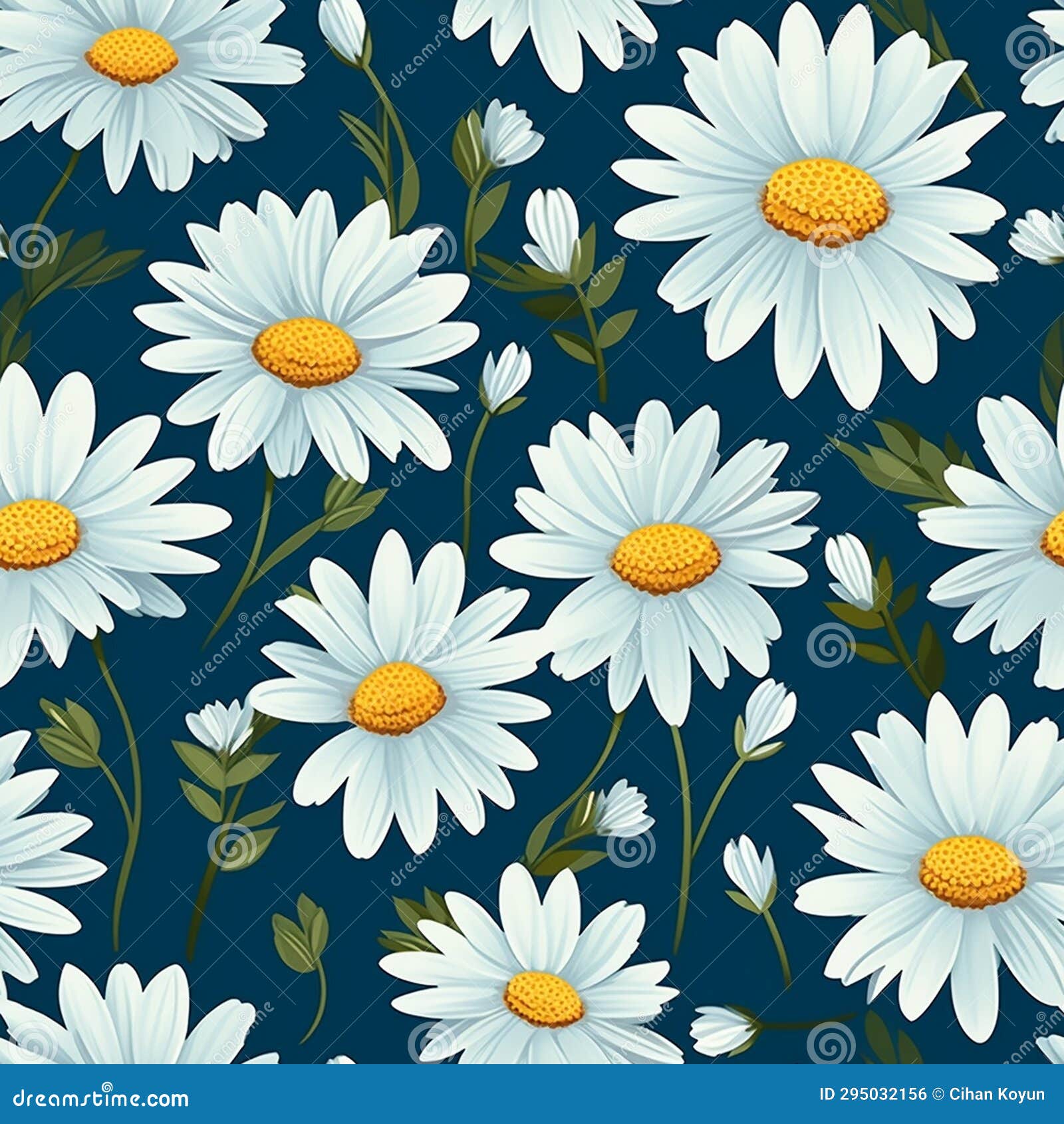 Floral Daisy Logo Design for Unique Style Stock Illustration ...