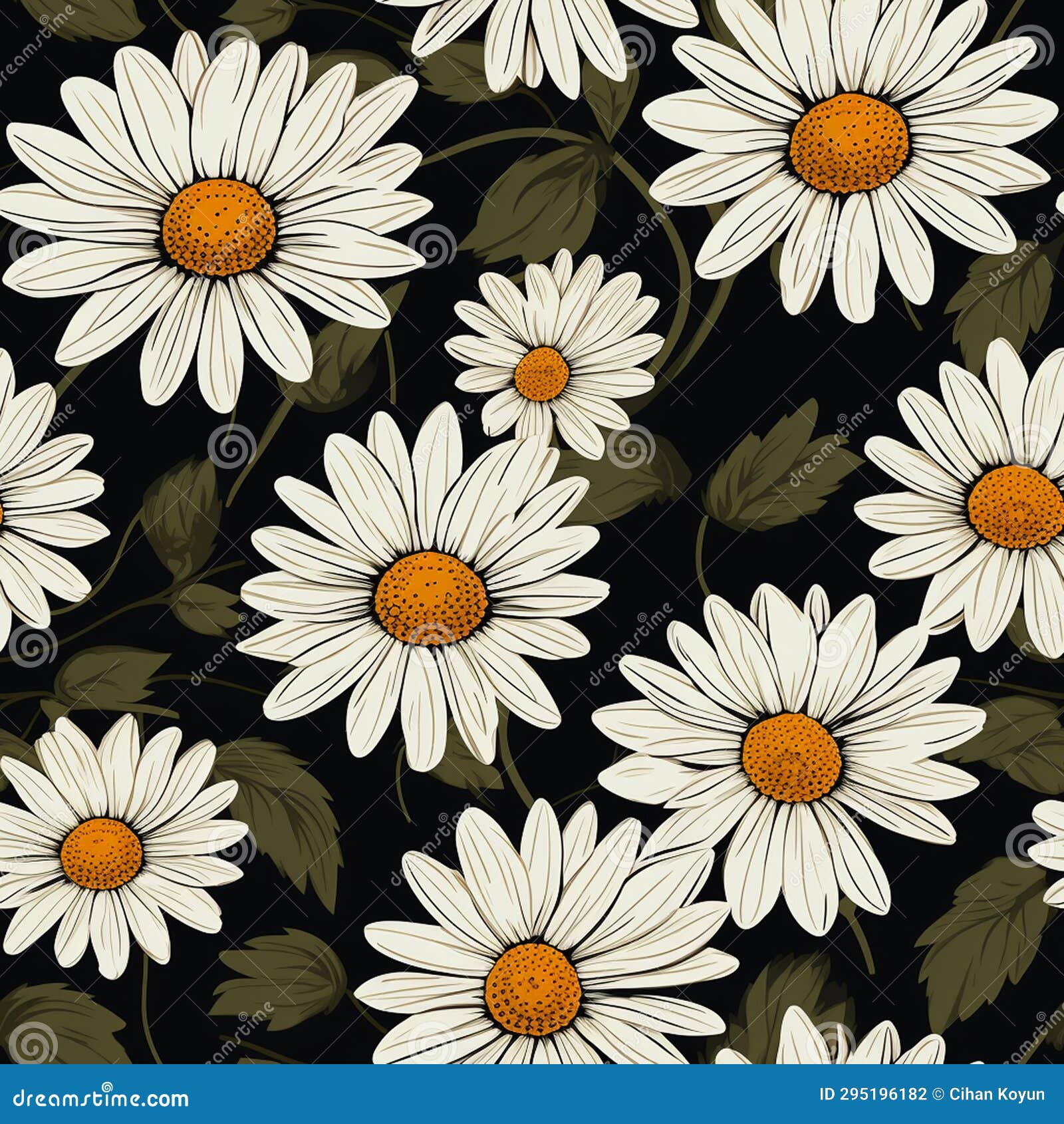 Floral Daisy Logo Design for Unique Style Stock Illustration ...