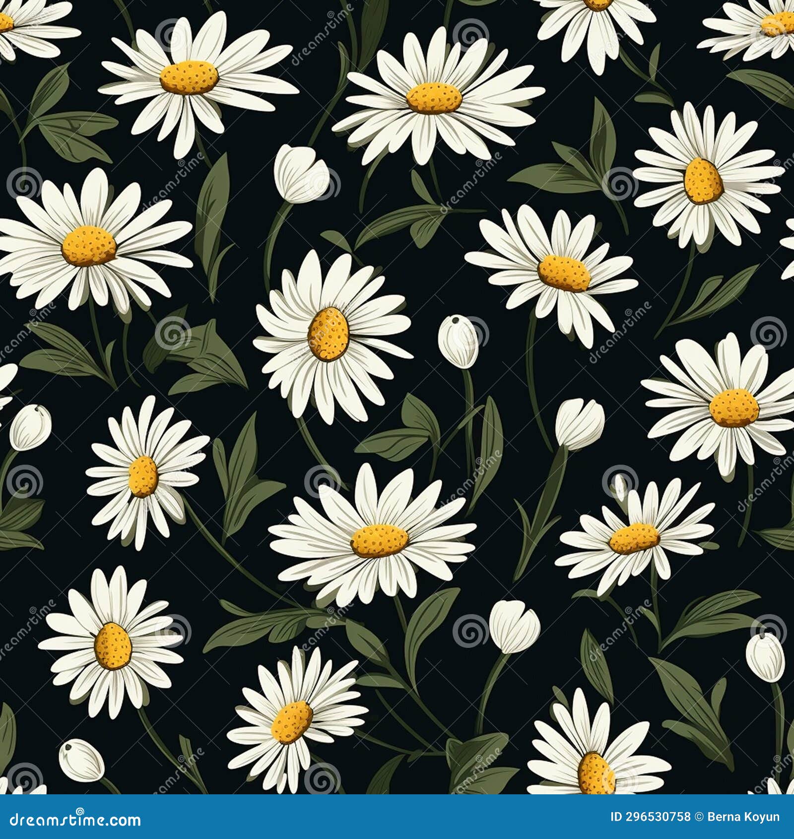 Floral Daisy Logo Design for Unique Style Stock Illustration ...