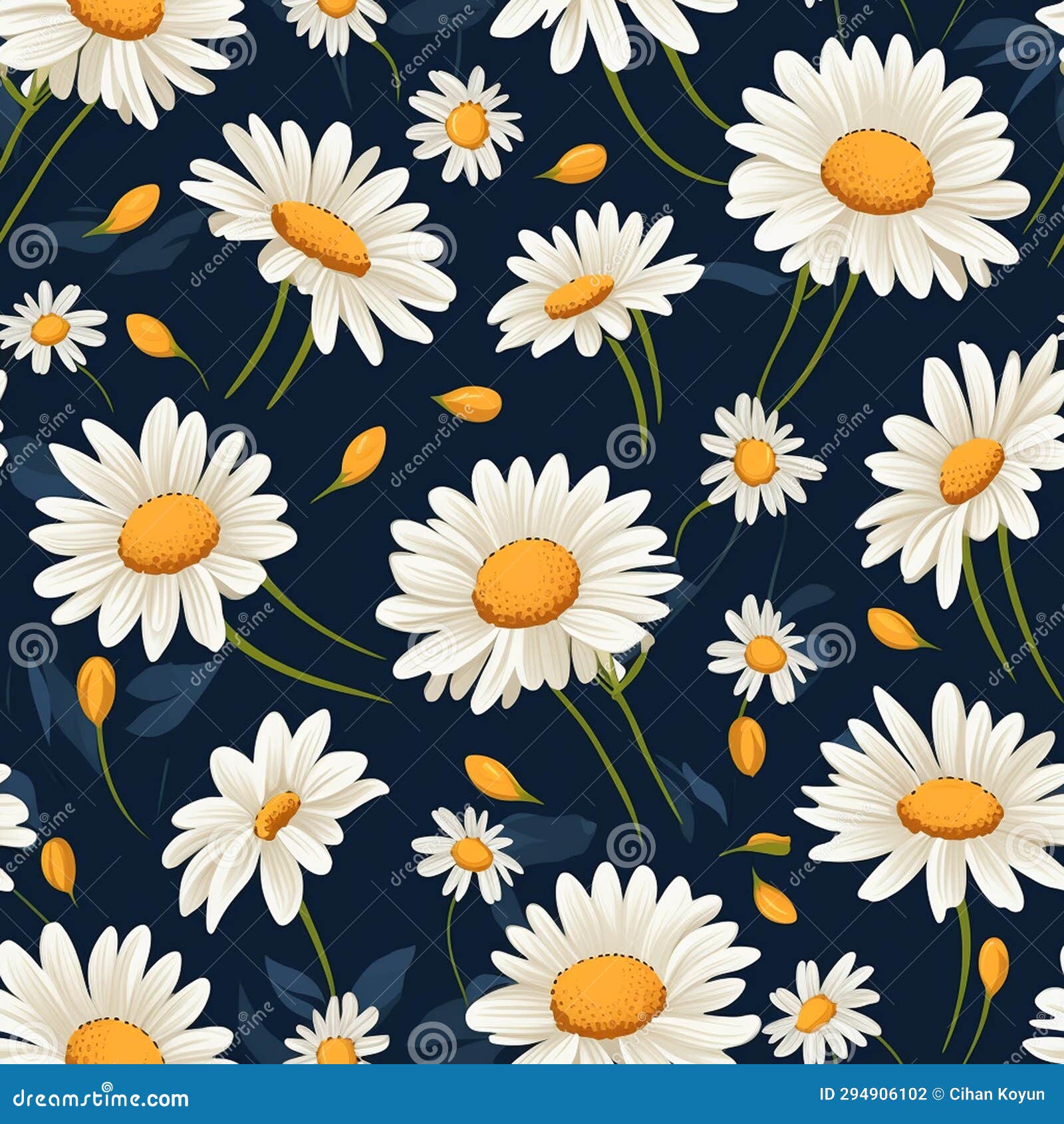 Floral Daisy Newspaper Ad for Eye-catching Advertisement Stock ...