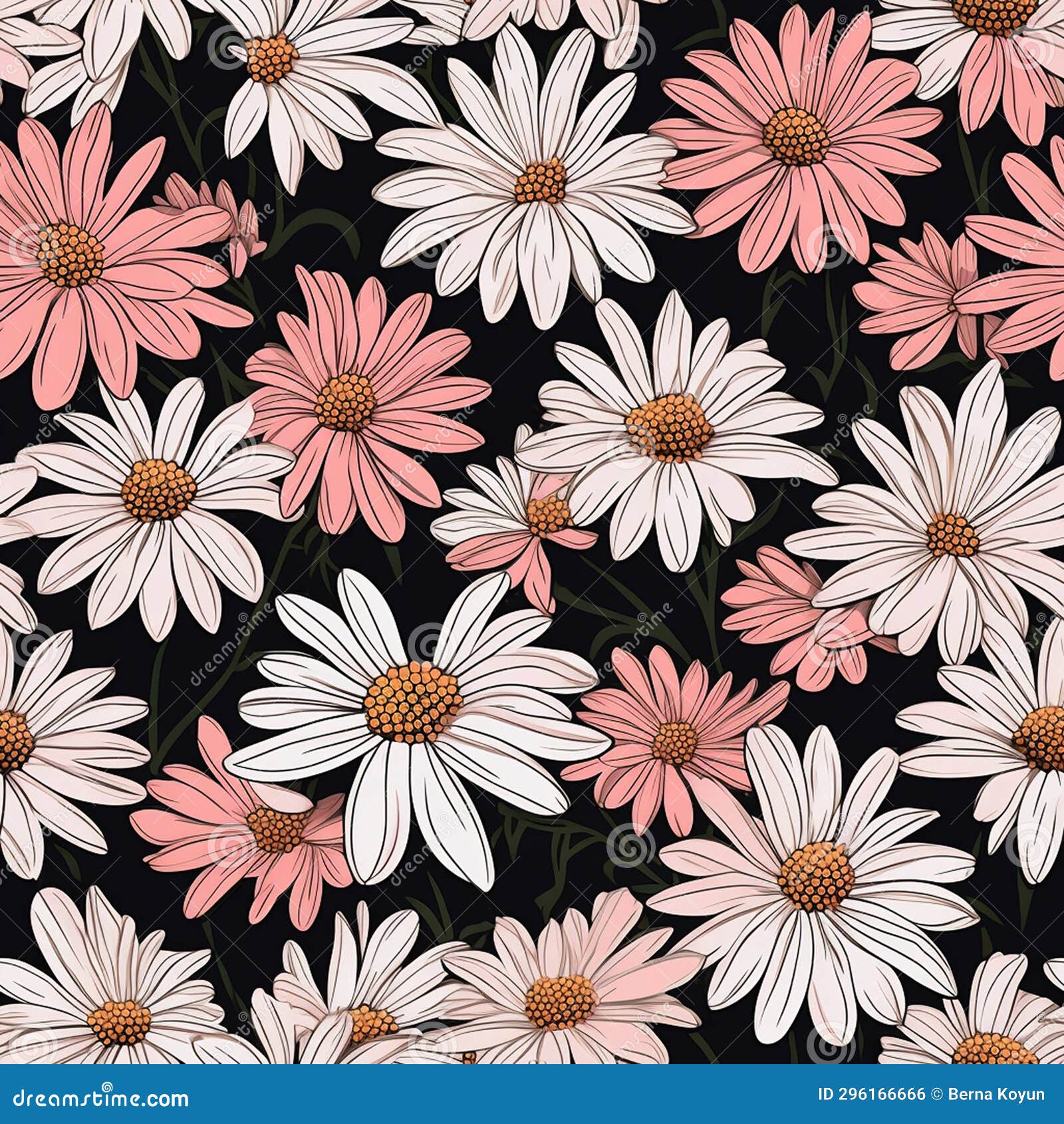 Floral Daisy Newspaper Ad for Eye-catching Advertisement Stock Photo ...