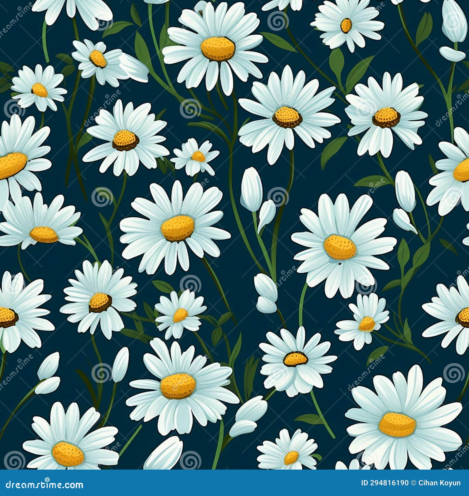 Floral Daisy Website Mockup for Professional Look Stock Illustration ...