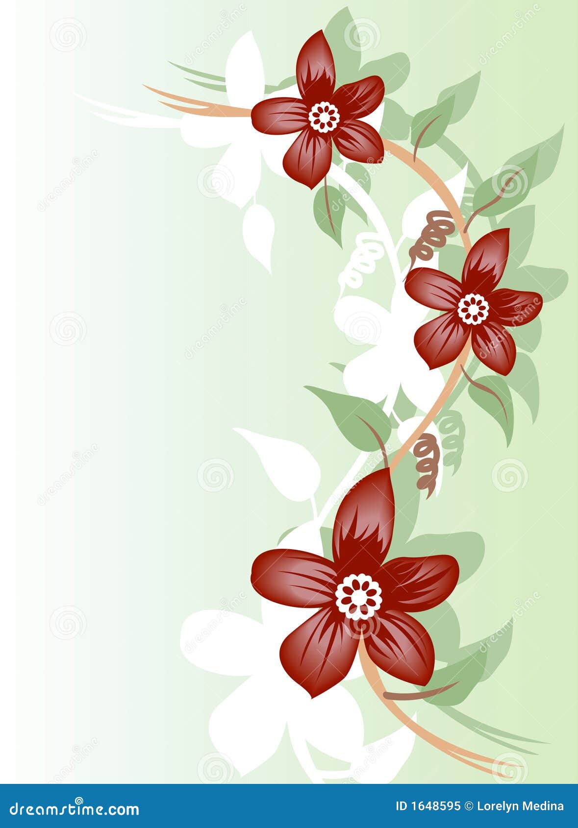 Floral Design stock illustration. Illustration of nature - 1648595